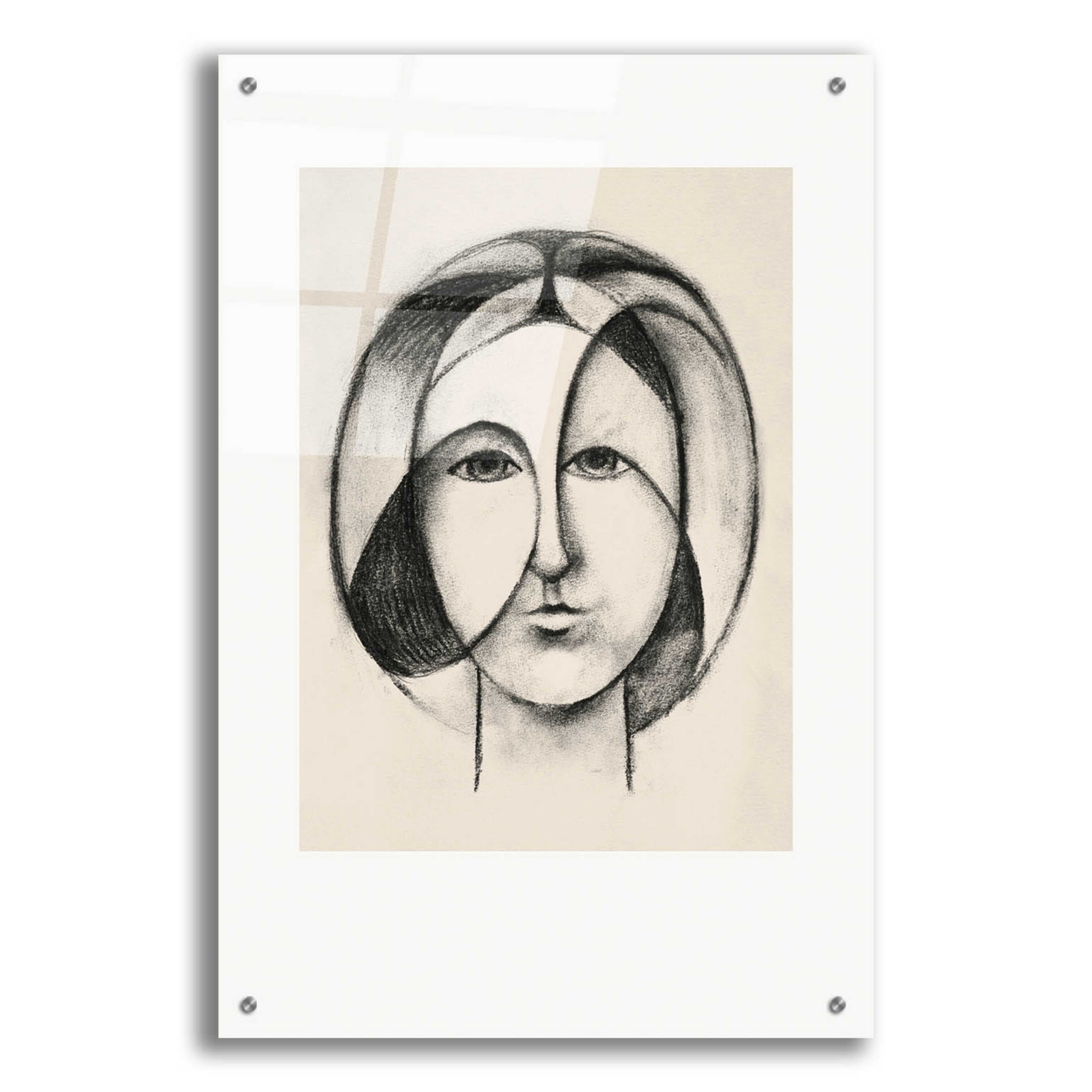 Epic Art 'Lady Lay' by Design Fabrikken, Acrylic Glass Wall Art, 24"x36 ...