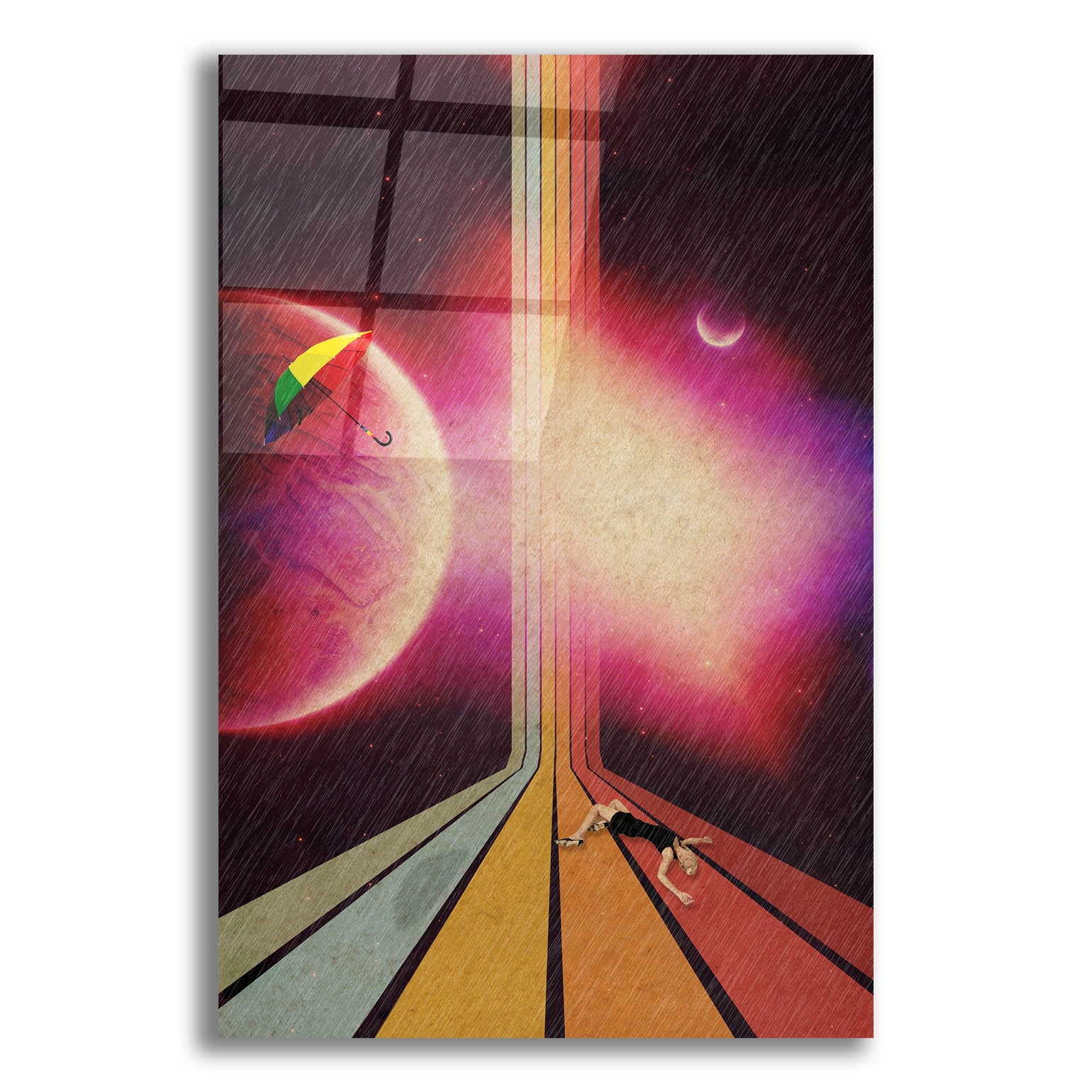 Epic Art 'Lost' by Elo Marc, Acrylic Glass Wall Art, 12"x16" - Walmart.com