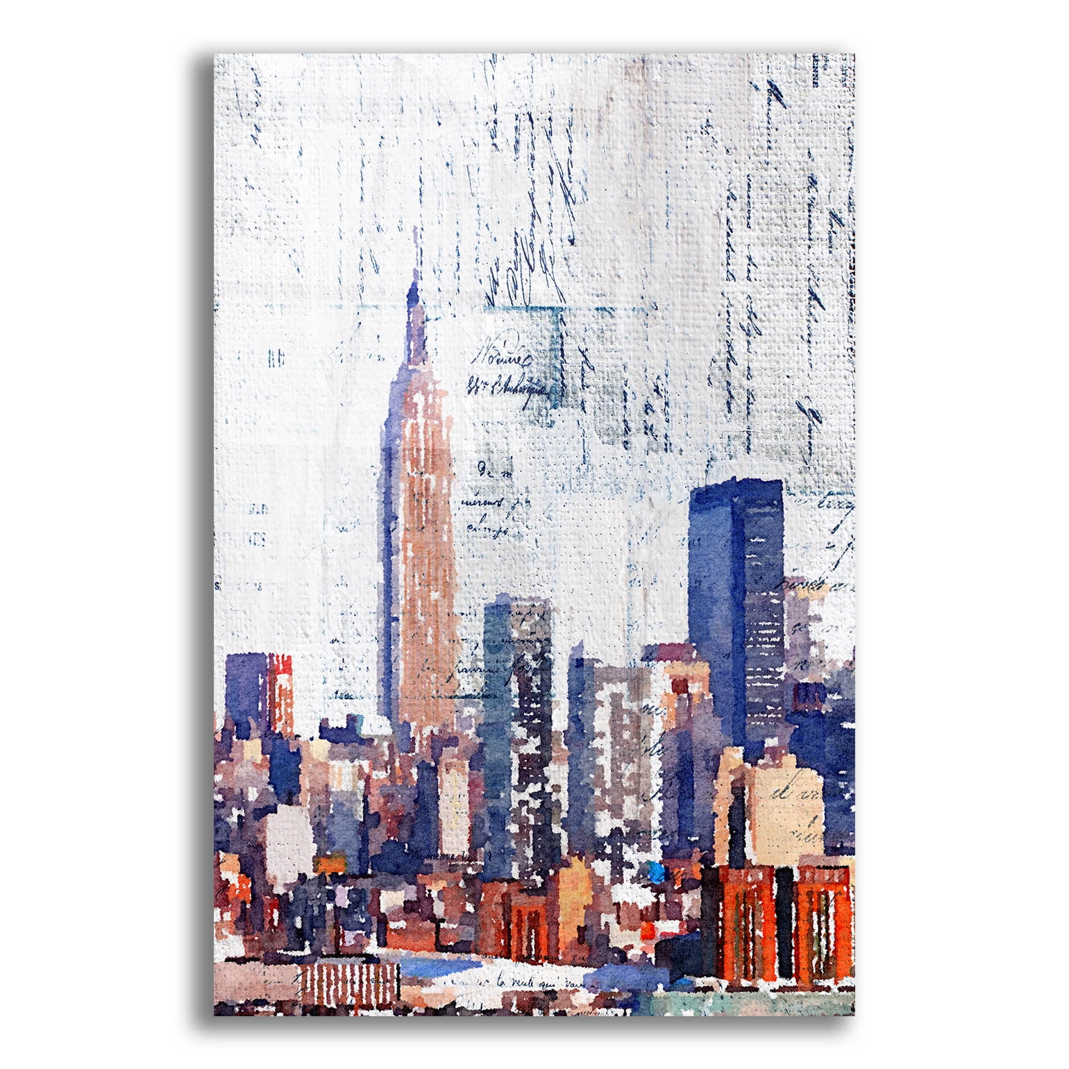 Epic Art 'Manhattan' by Irena Orlov, Acrylic Glass Wall Art, 16"x24 ...