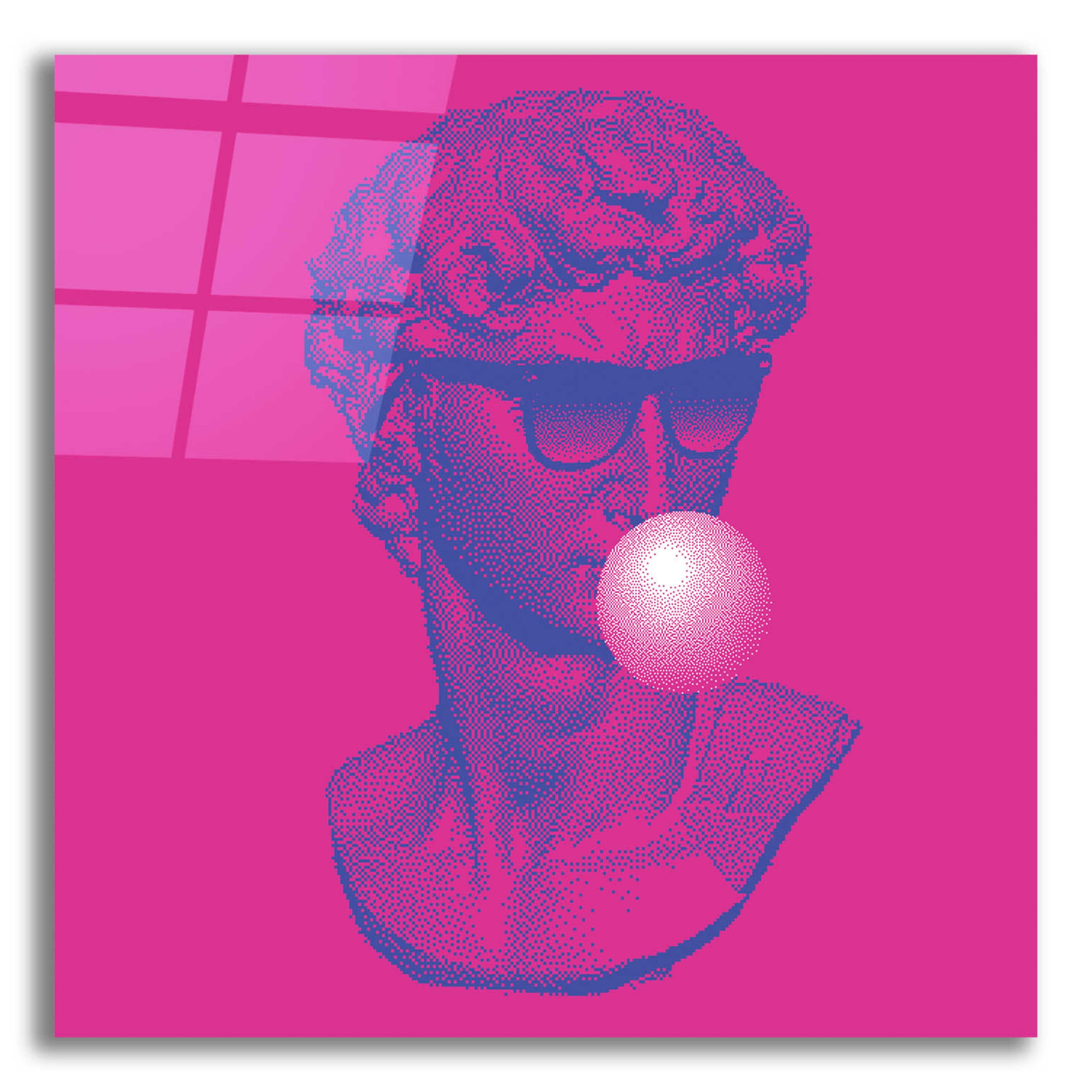 Epic Art 'Michelangelos Pixel David' by Epic Portfolio, Acrylic Glass ...