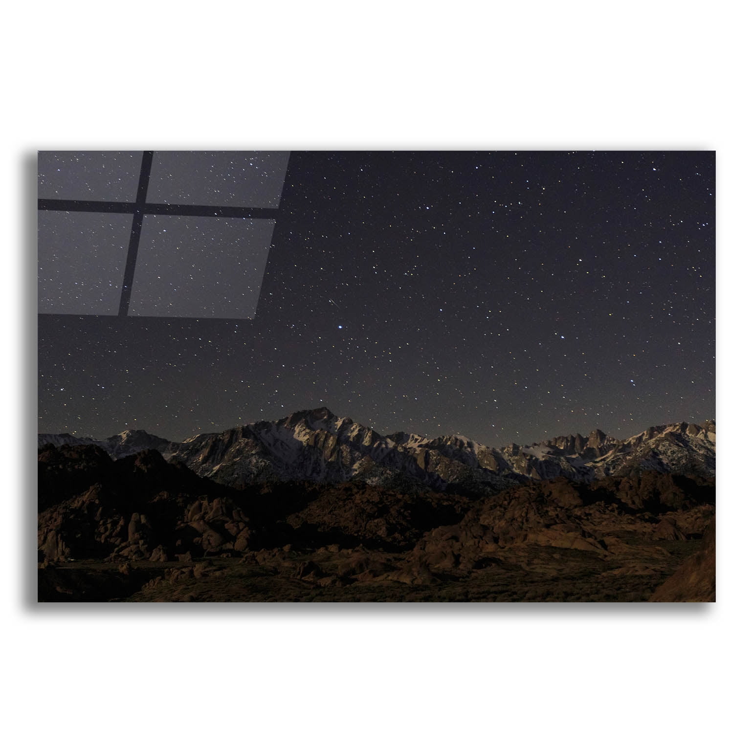 Epic Art ' Mount Whitney Moon & Stars' by Shawn/Corinne Severn, Acrylic ...