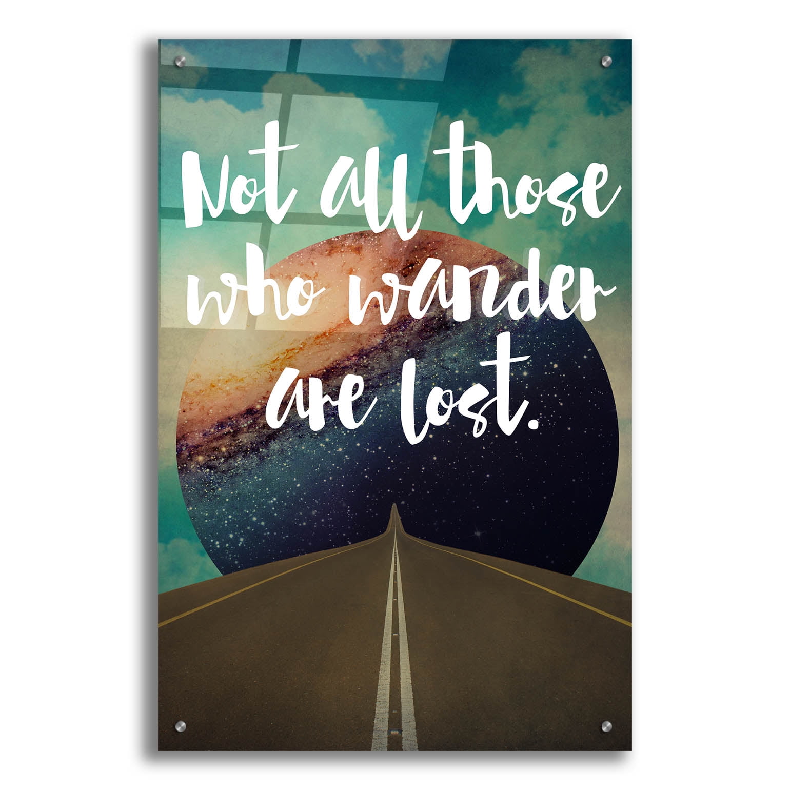 Epic Art 'Not All Those' by Elo Marc, Acrylic Glass Wall Art, 24"x36 ...