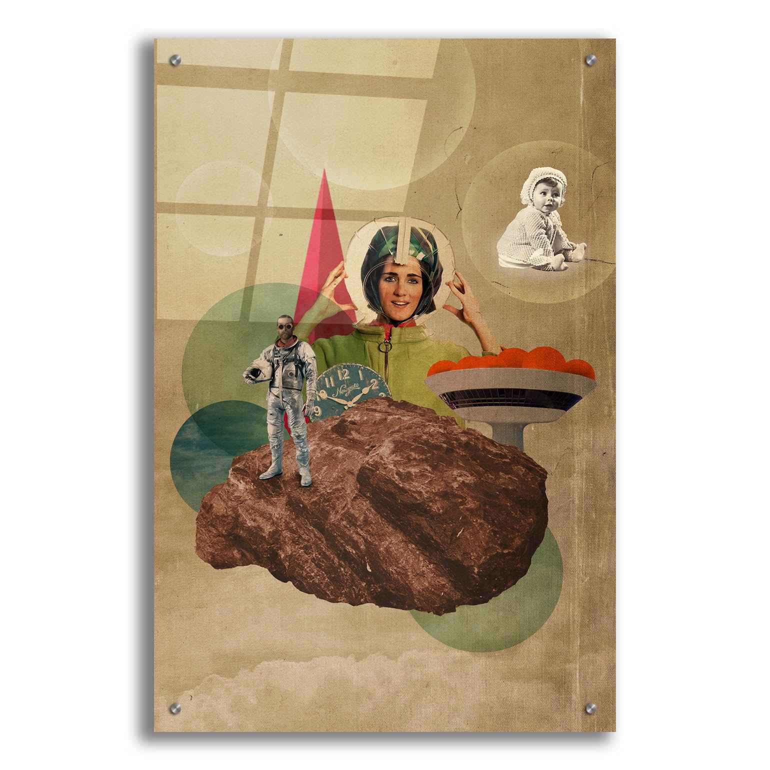 Epic Art 'Origin' by Elo Marc, Acrylic Glass Wall Art, 24"x36 ...