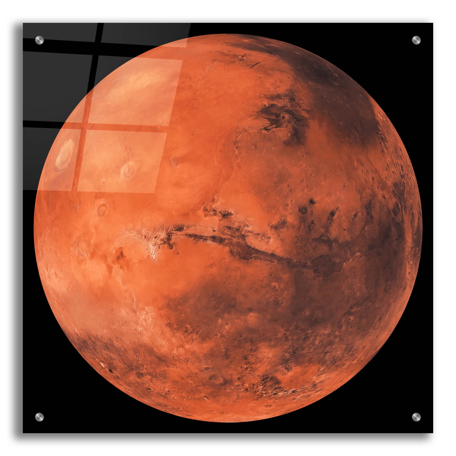Epic Art 'Planet Mars' by Epic Portfolio, Acrylic Glass Wall Art, 24 ...