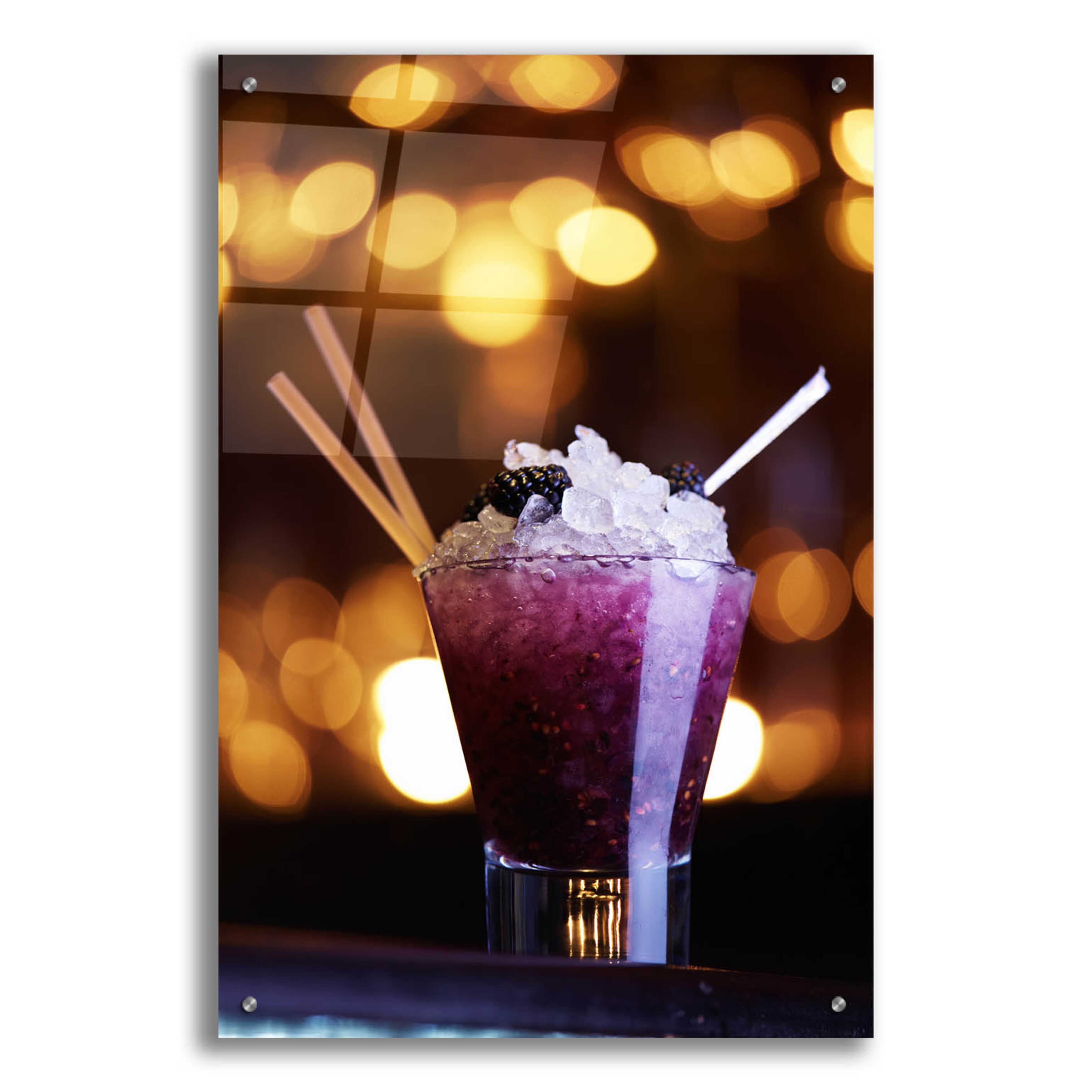 Epic Art 'Purple Nurple' by Epic Portfolio, Acrylic Glass Wall Art, 24"x36" - Walmart.com