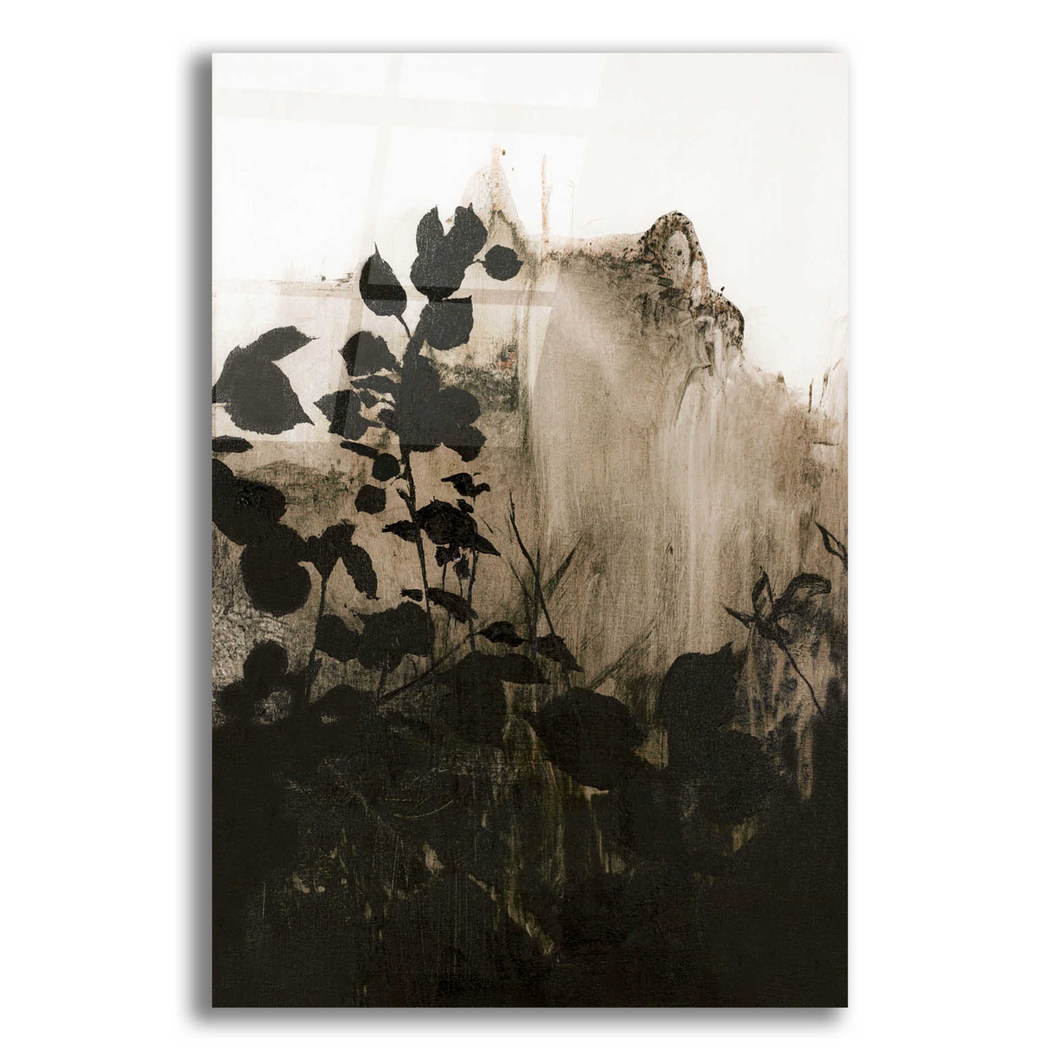 Epic Art 'Silhouette Leaves 2' by Design Fabrikken, Acrylic Glass Wall ...