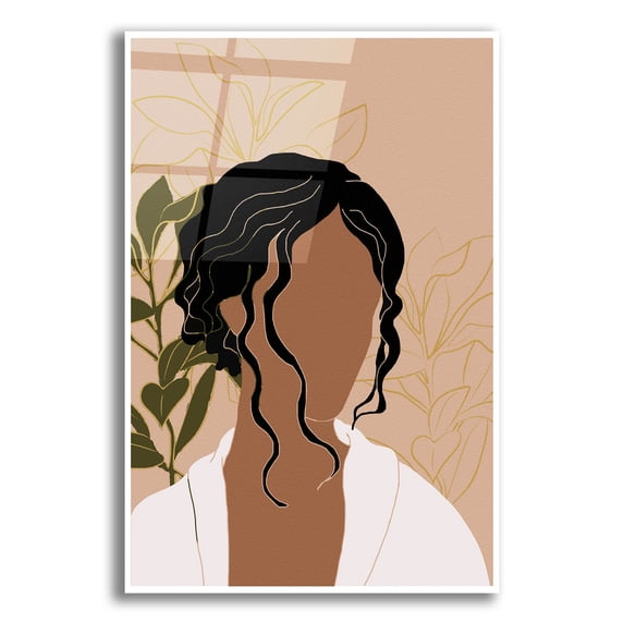 Epic Art 'Simple Woman Tropical Portrait' by Sabrina Balbuena, Acrylic ...
