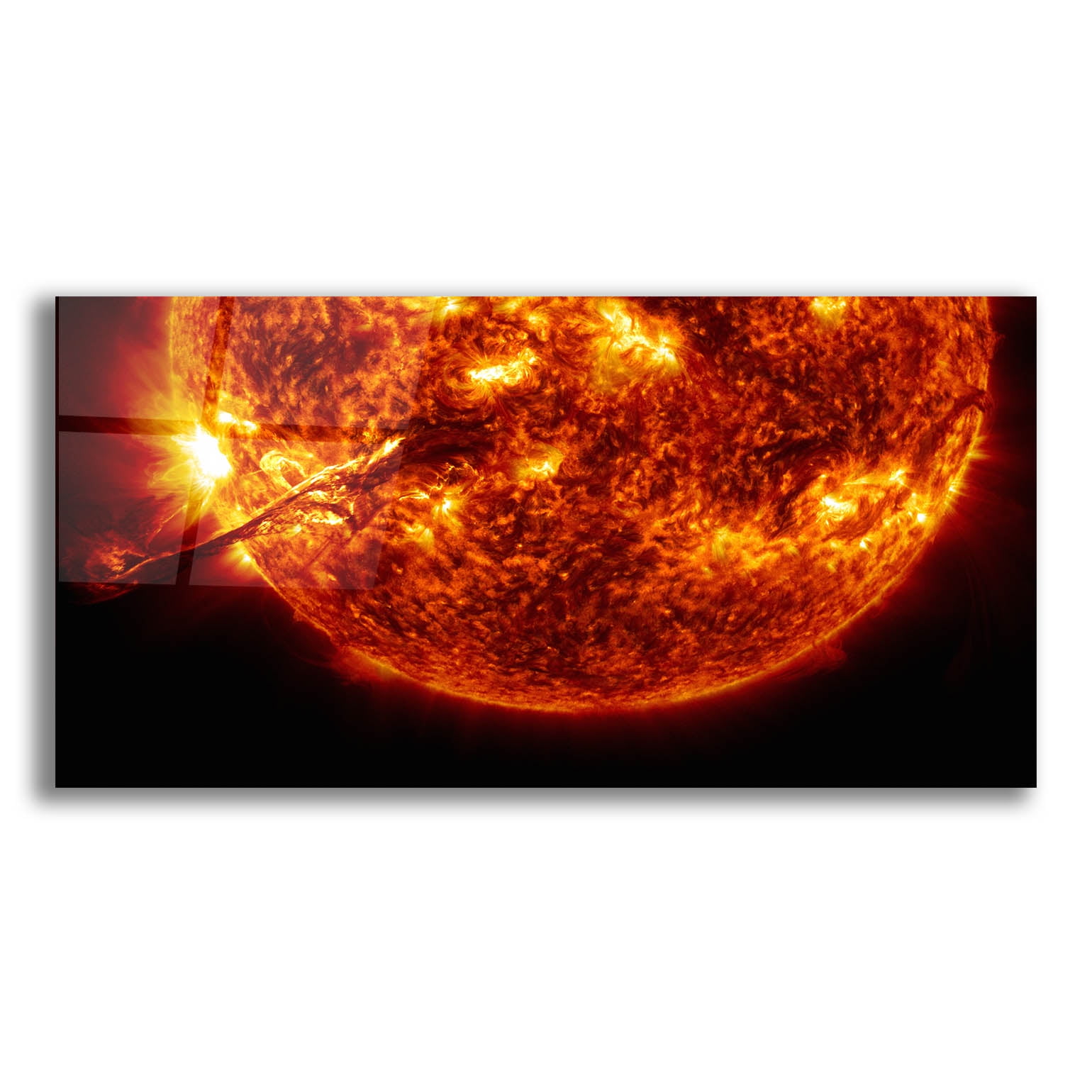 Epic Art 'Solar Flare,' Acrylic Glass Wall Art, 24"x12" - Walmart.com