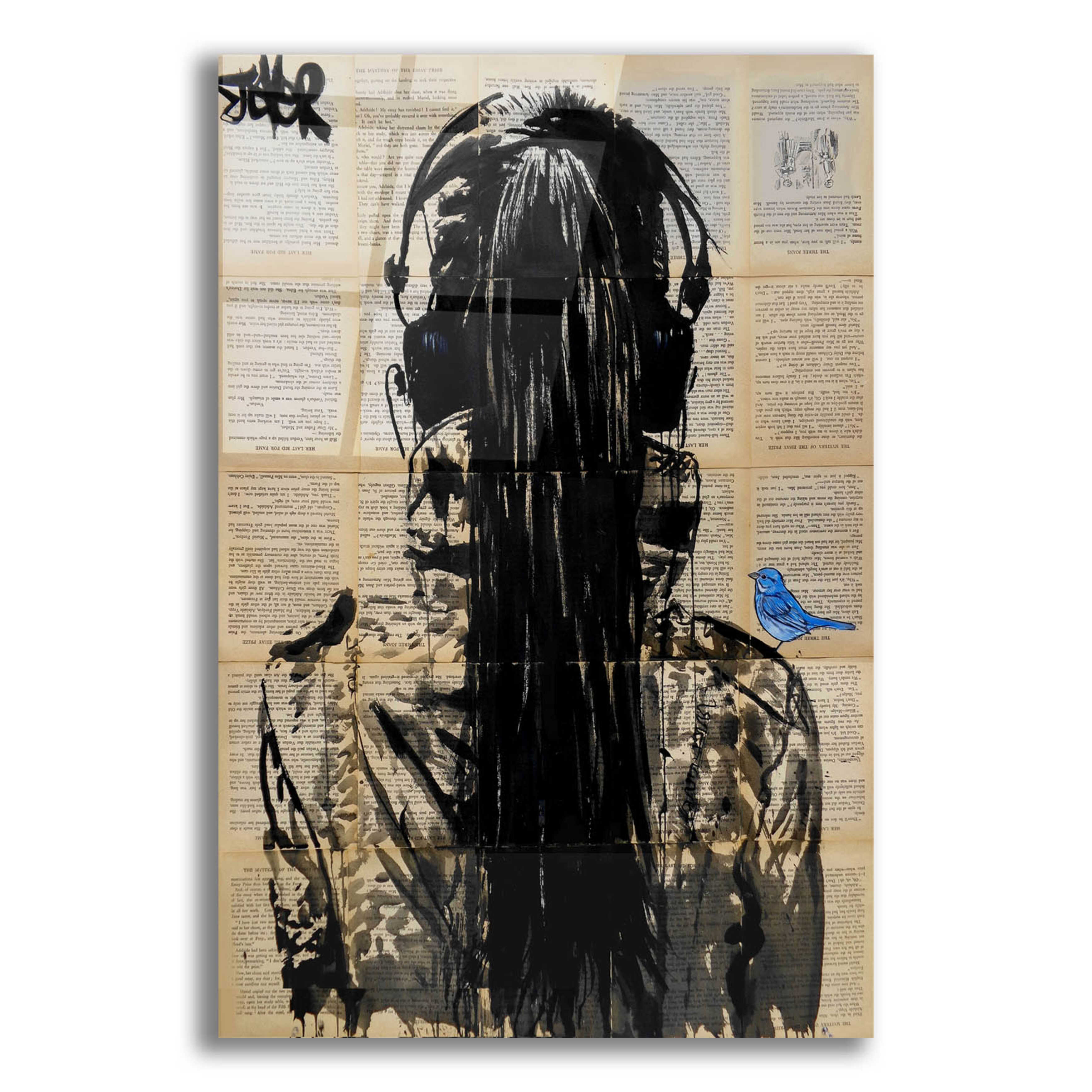 Epic Art 'Sonic2' by Loui Jover, Acrylic Glass Wall Art, 16"x24 ...