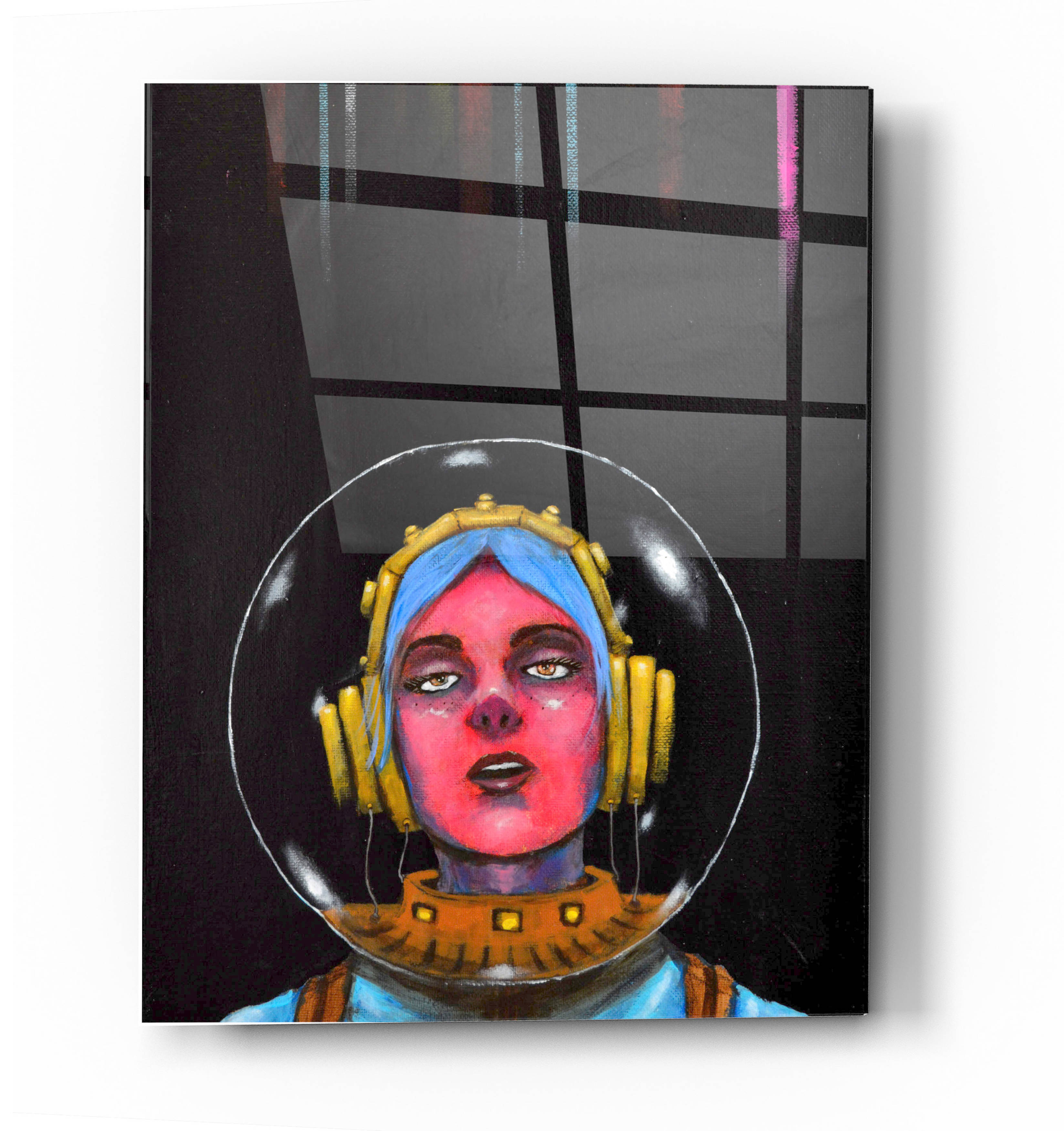 Epic Art 'Starship Stella' by Craig Snodgrass, Acrylic Glass Wall Art ...