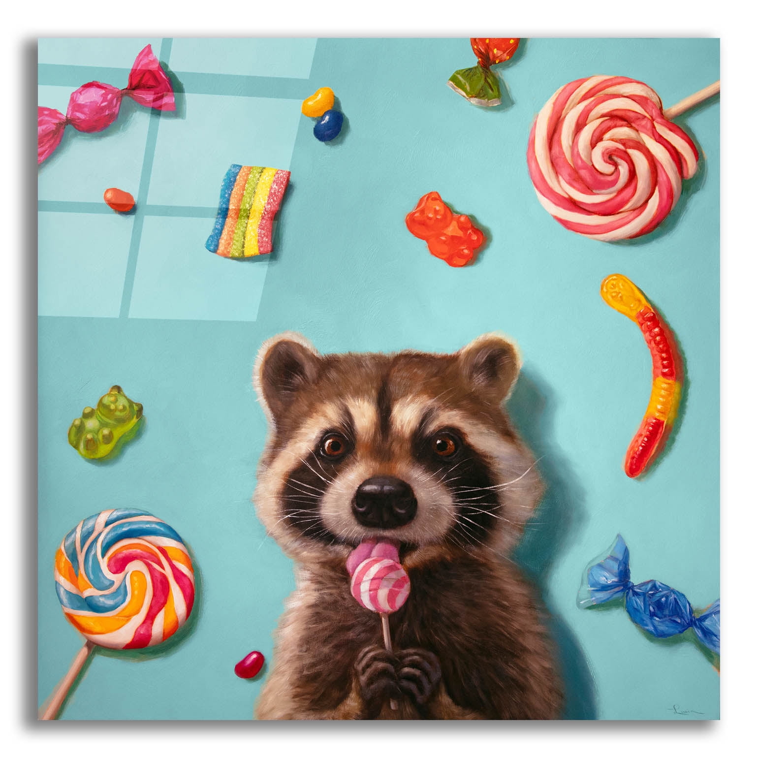 Epic Art 'Sweet Tooth' by Lucia Heffernan Acrylic Glass Wall Art, 12" x ...