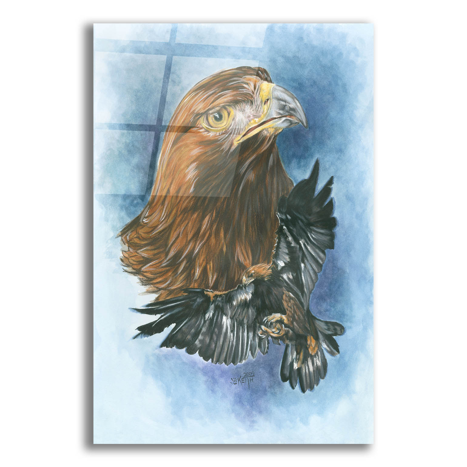 Epic Art 'Tenacity' by Barbara Keith, Acrylic Glass Wall Art, 12"x16 ...