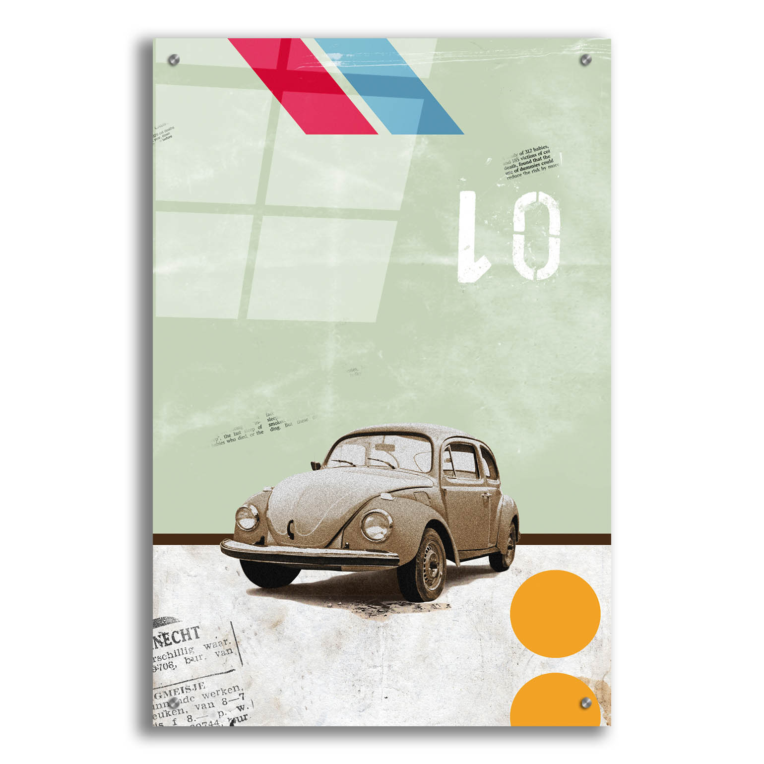 Epic Art 'The Beetle' by Elo Marc, Acrylic Glass Wall Art, 24"x36 ...