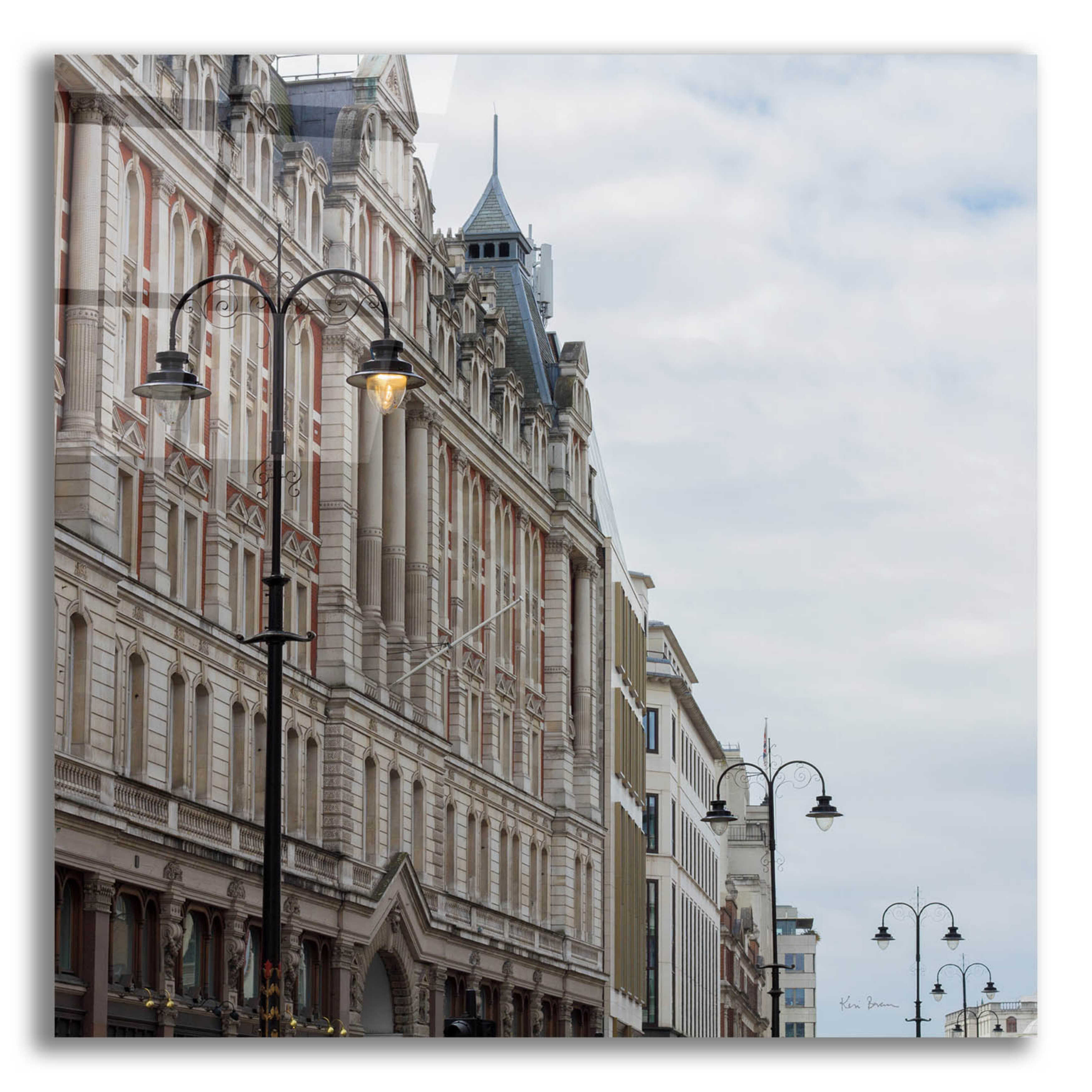 Epic Art 'The Strand Lights' by Keri Bevan, Acrylic Glass Wall Art, 12 ...