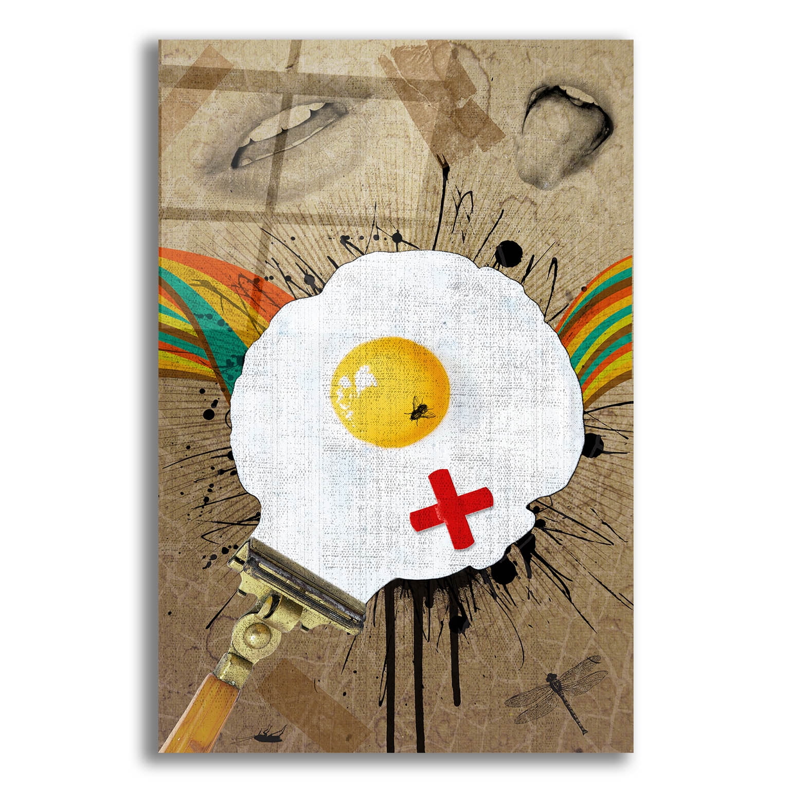 Epic Art 'Time for Breakfast' by Elo Marc, Acrylic Glass Wall Art, 16 ...