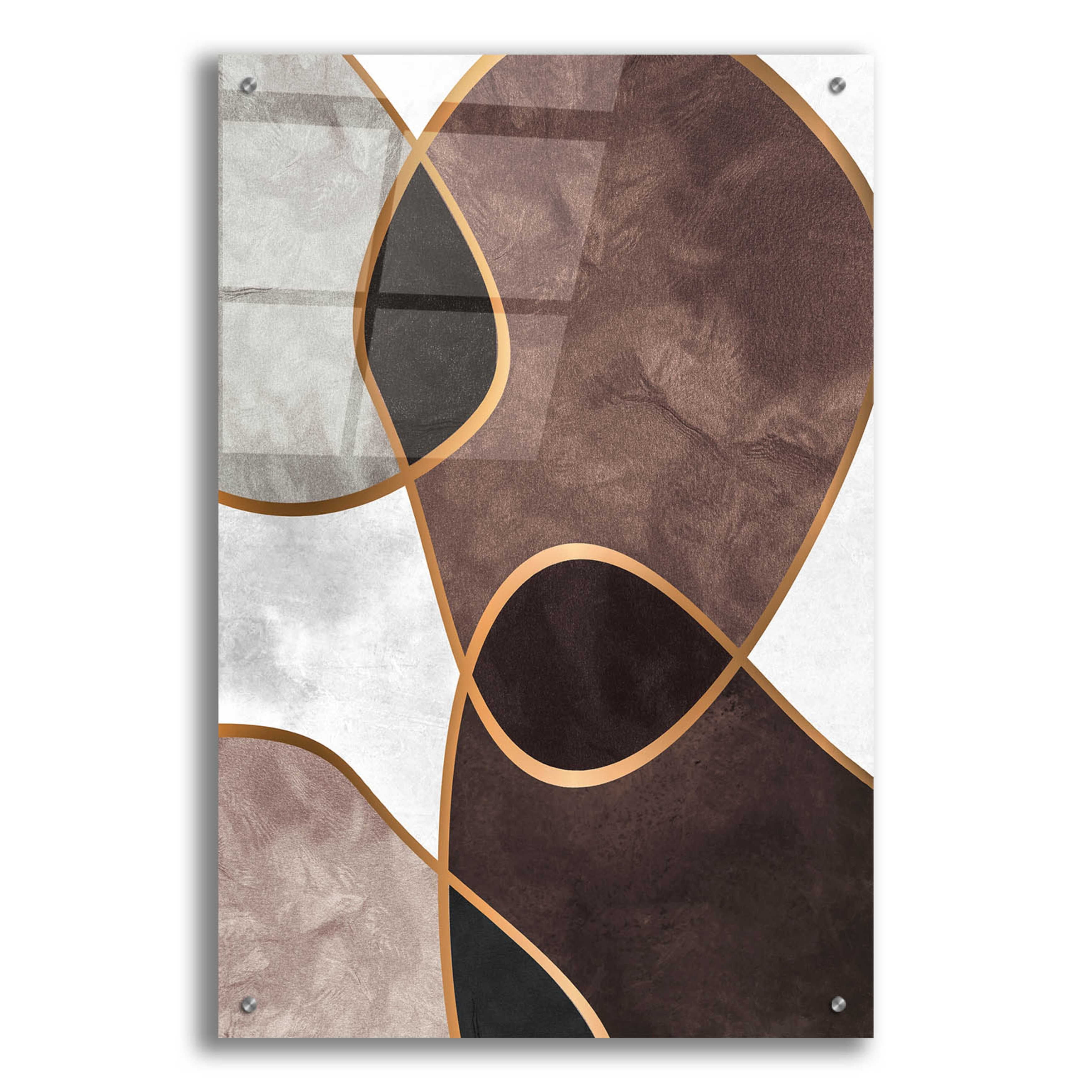 Epic Art 'Velvet Shapes 3' by Design Fabrikken, Acrylic Glass Wall Art ...