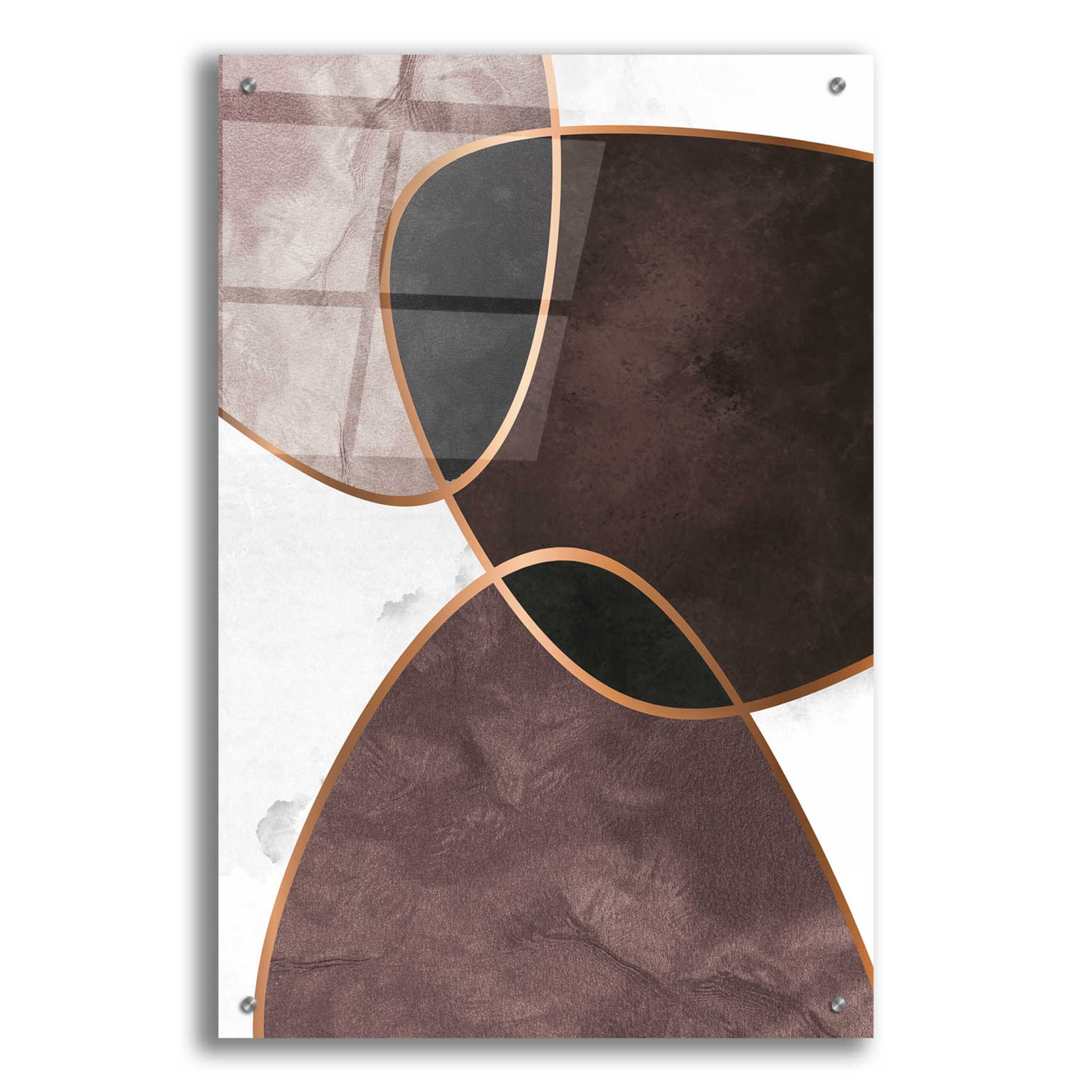 Epic Art 'Velvet Shapes 4' by Design Fabrikken, Acrylic Glass Wall Art ...