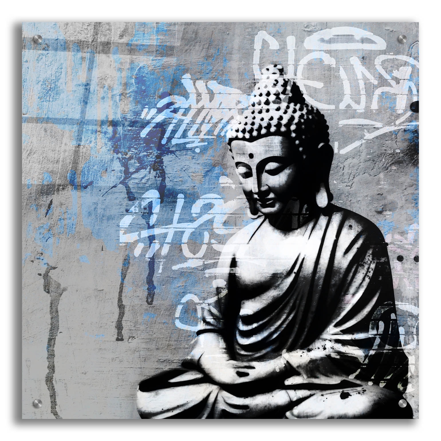 Epic Art 'Wall Buddha' by Svetlana Aleynikova Acrylic Glass Wall Art ...