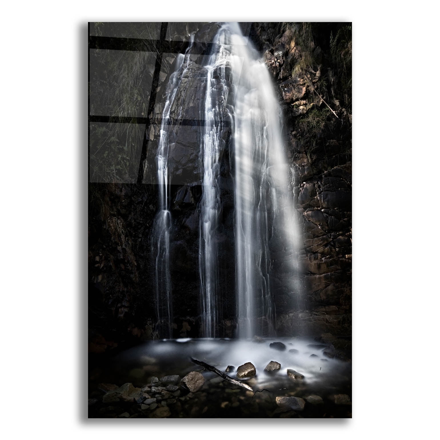 Epic Art 'Waterfall Gully Second Falls' by SD Smart, Acrylic Glass Wall ...