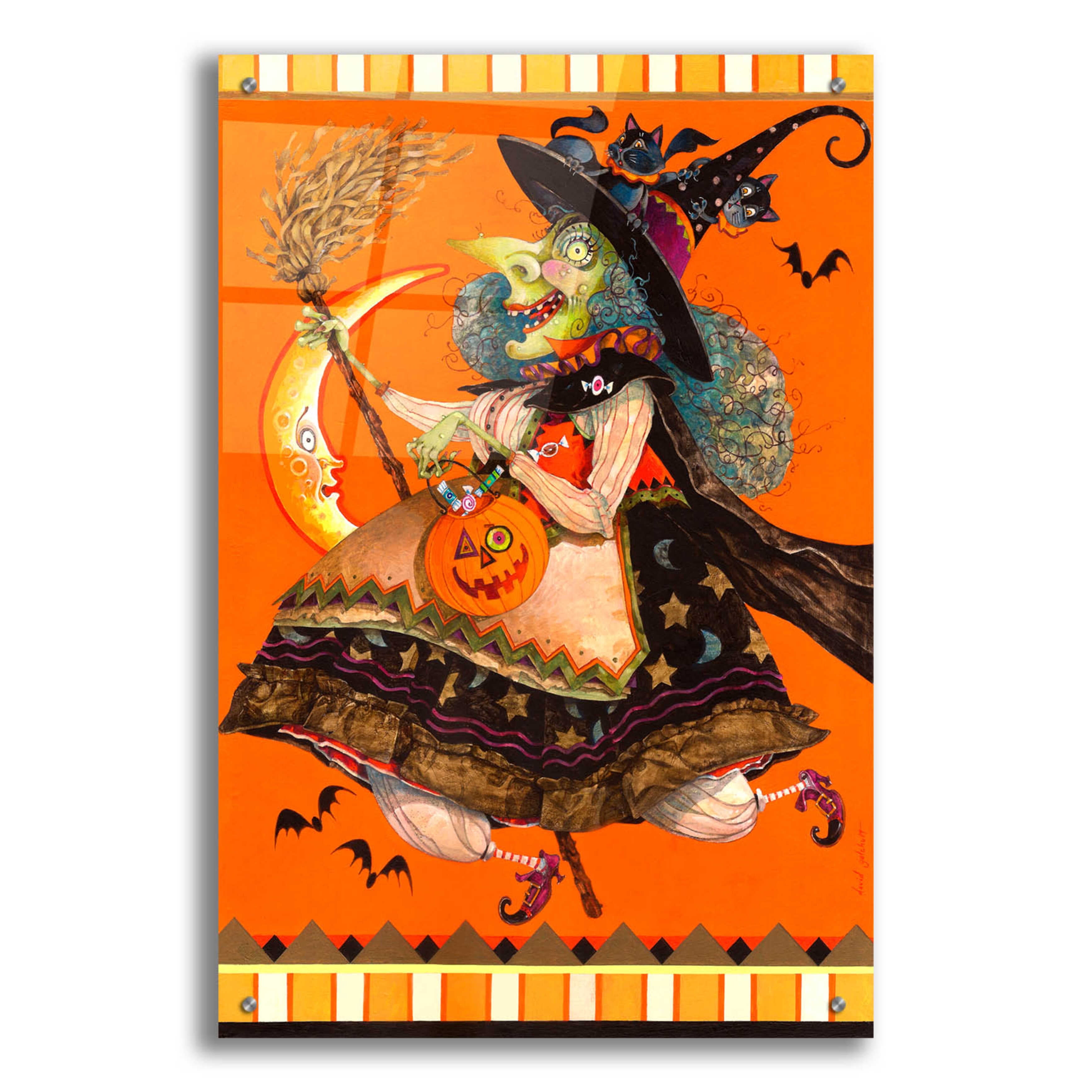 Epic Art 'Witch' by David Galchutt, Acrylic Glass Wall Art, 24"x36 ...