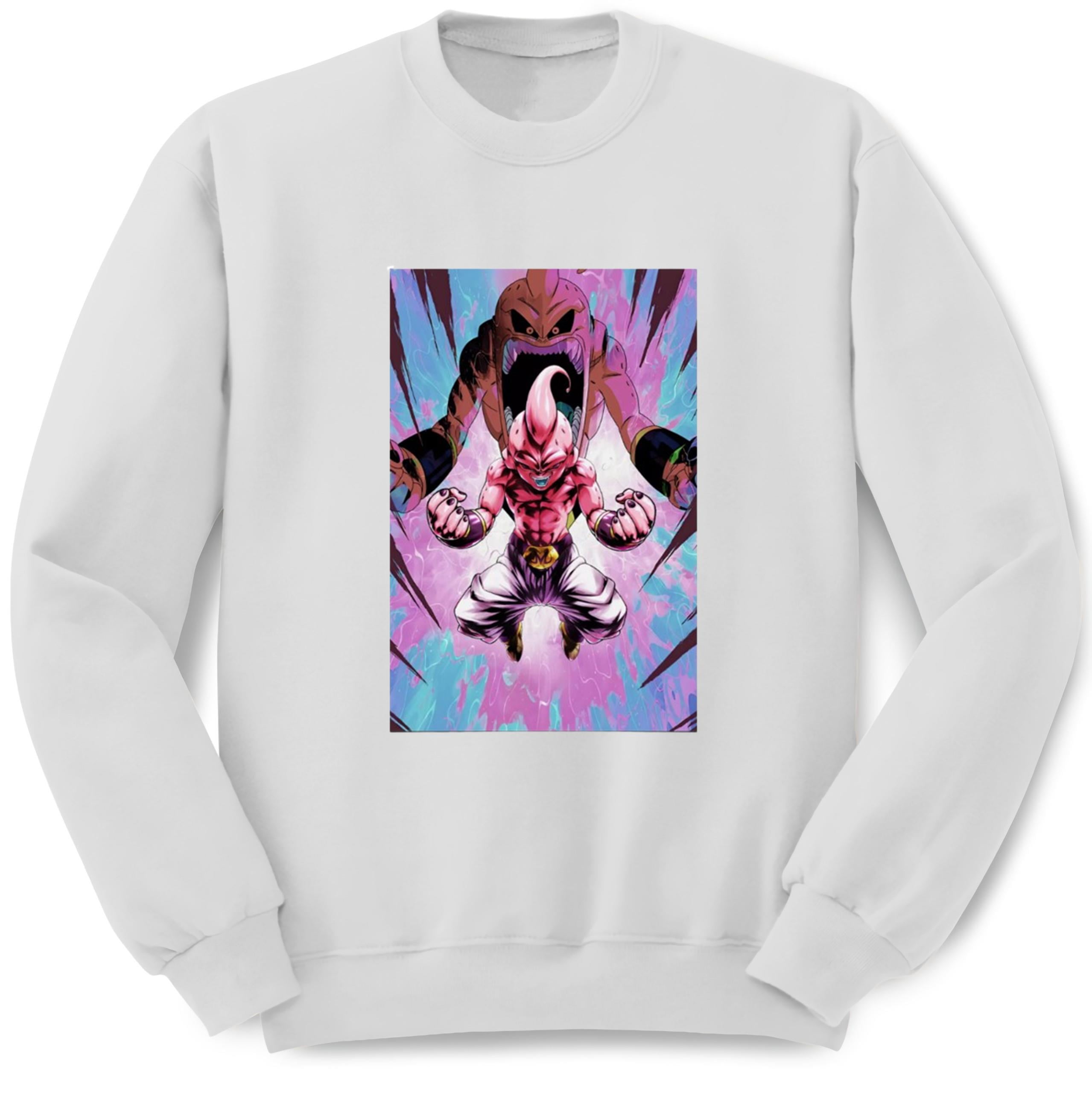 Epic Battle Anime Shirt, Dragon Ball Kid Buu Sweatshirt - Walmart.com