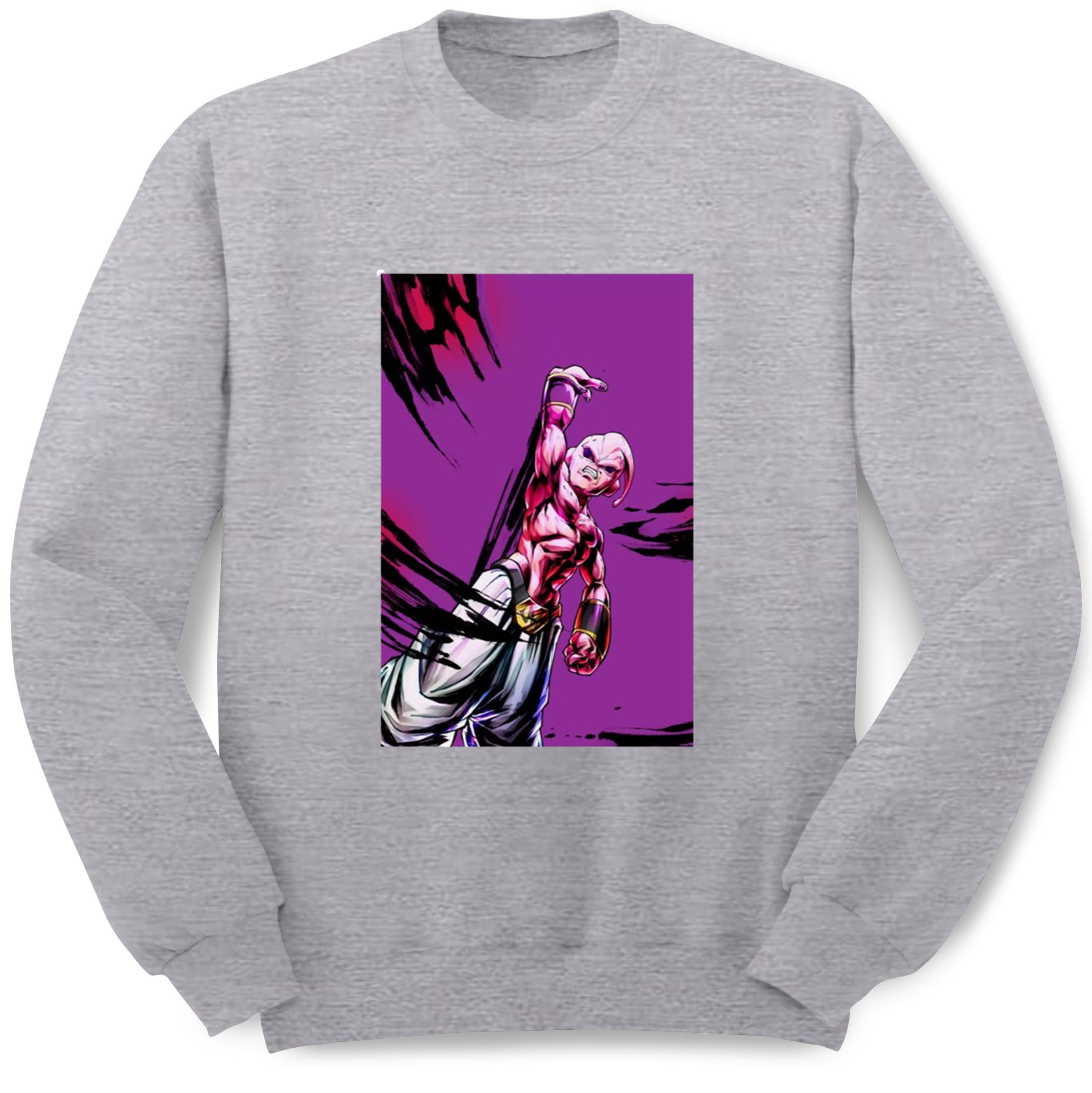 Epic Battle Shirt, Dragon Ball kid Buu ready to attack Sweatshirt ...