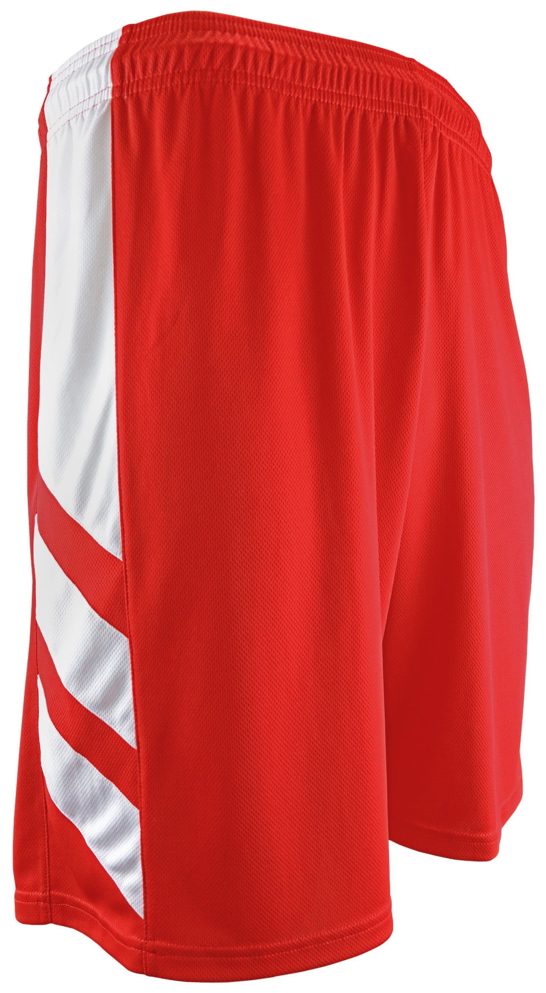 Epic Adult & Youth Game Basketball Shorts, 9" & 7" Inseam, Red/White ...