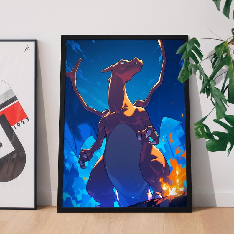 Epic Charizard Poster – Pokemon Poster – Japan Anime Decor – Anime ...