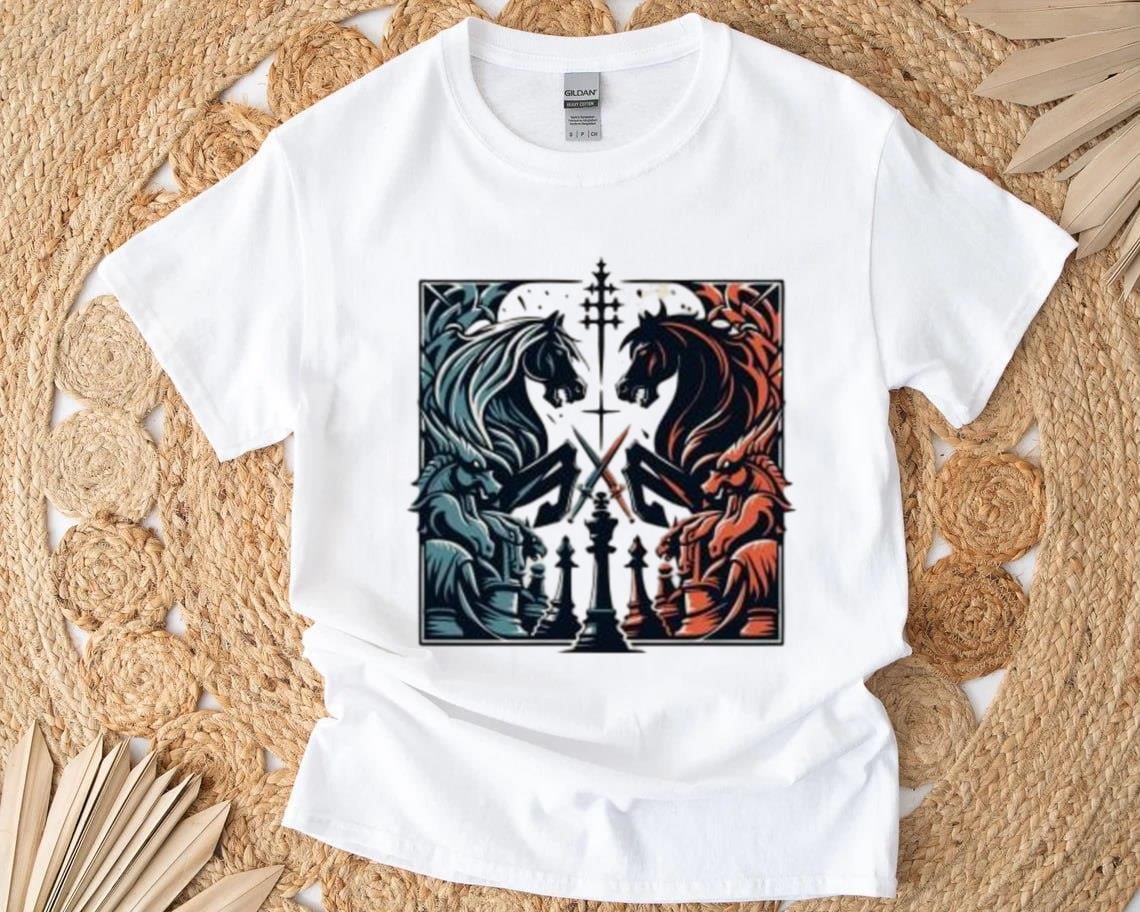 Epic Chess Battle T-Shirt , Hoodie , Sweatshirt Strategy Game Graphic for Board Game Fans, for ...