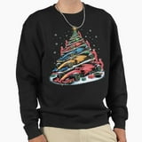 Epic Christmas Racing Tree Motorsport Car Fan Funny Retro Holiday ...
