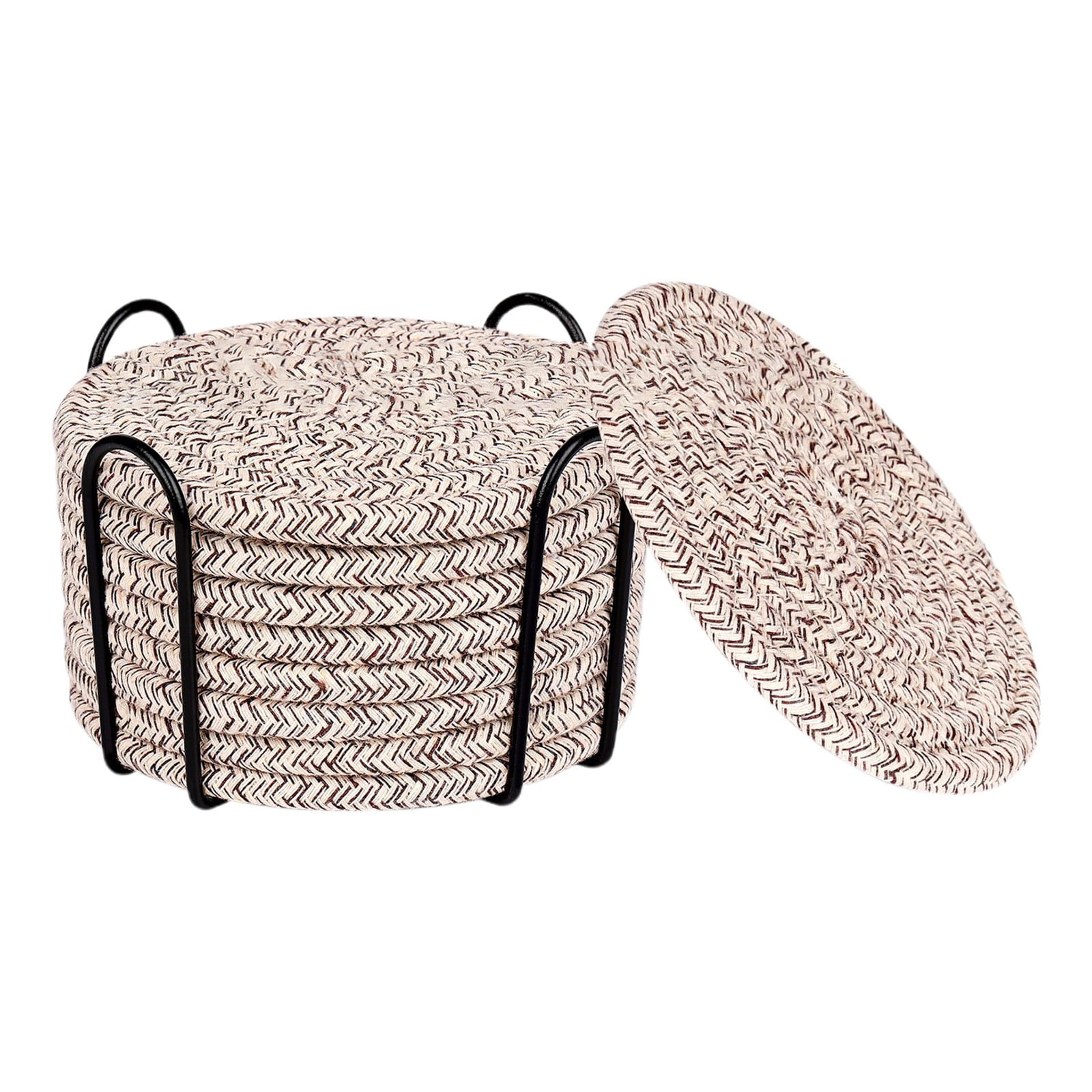 Epic Daily Deal! Cotton Rope Placemat With Holder Clearance Cotton Rope ...