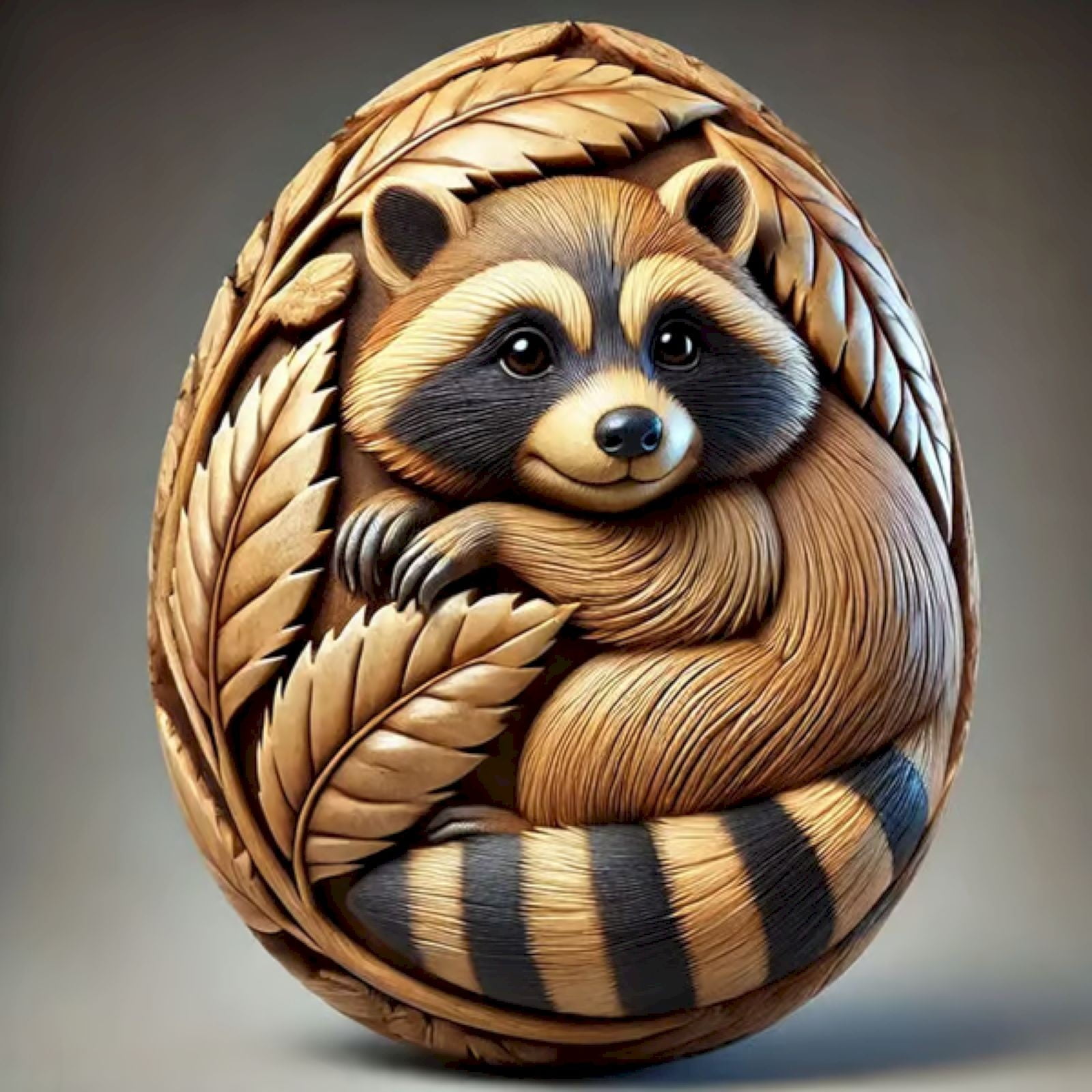 Epic Daily Deal! Lssam Hand-Carved Wooden Easter Eggs Designs - Unique ...