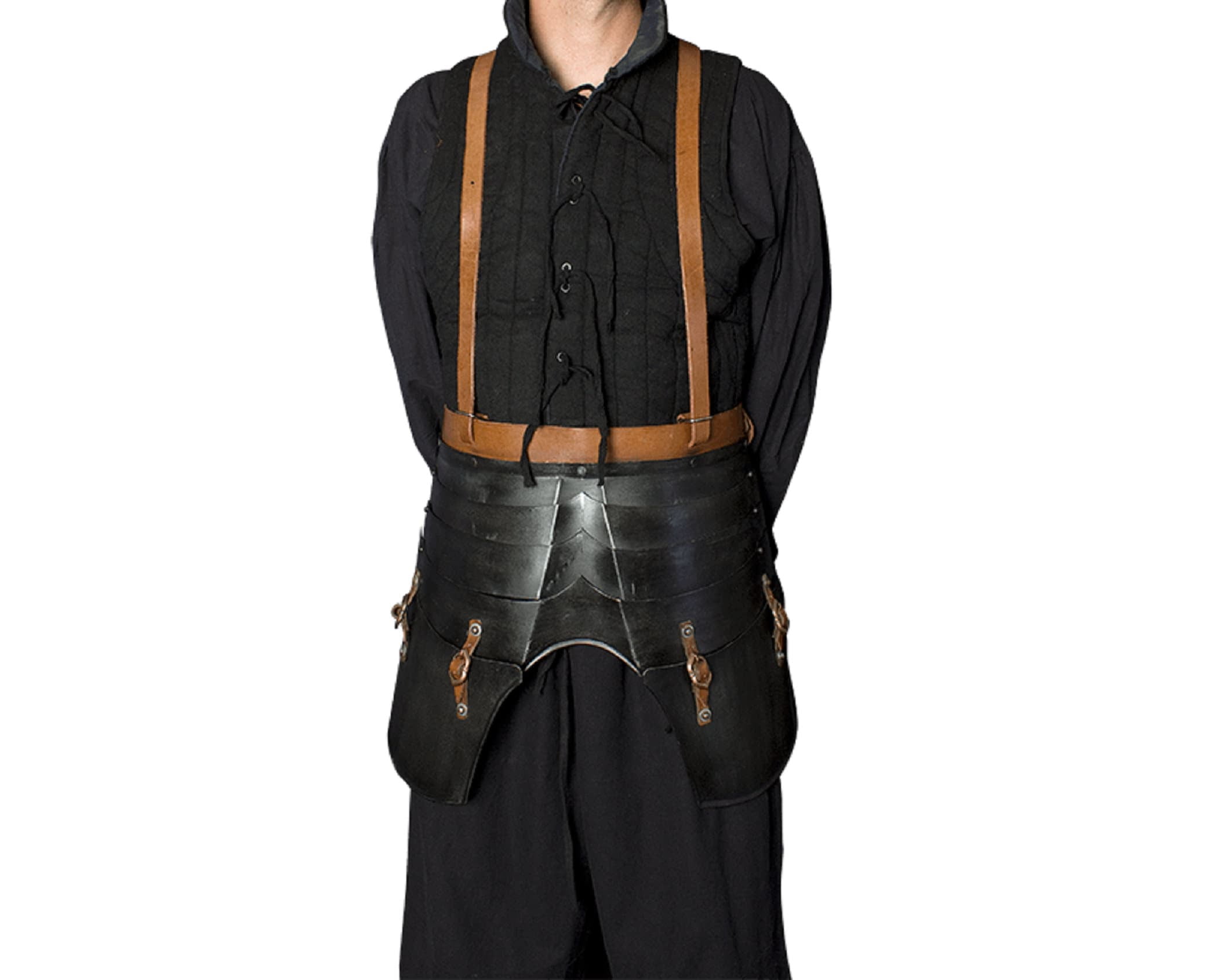 Epic Dark Faulds and Tasset Belt Upper Thigh Armour - Medieval Armor ...