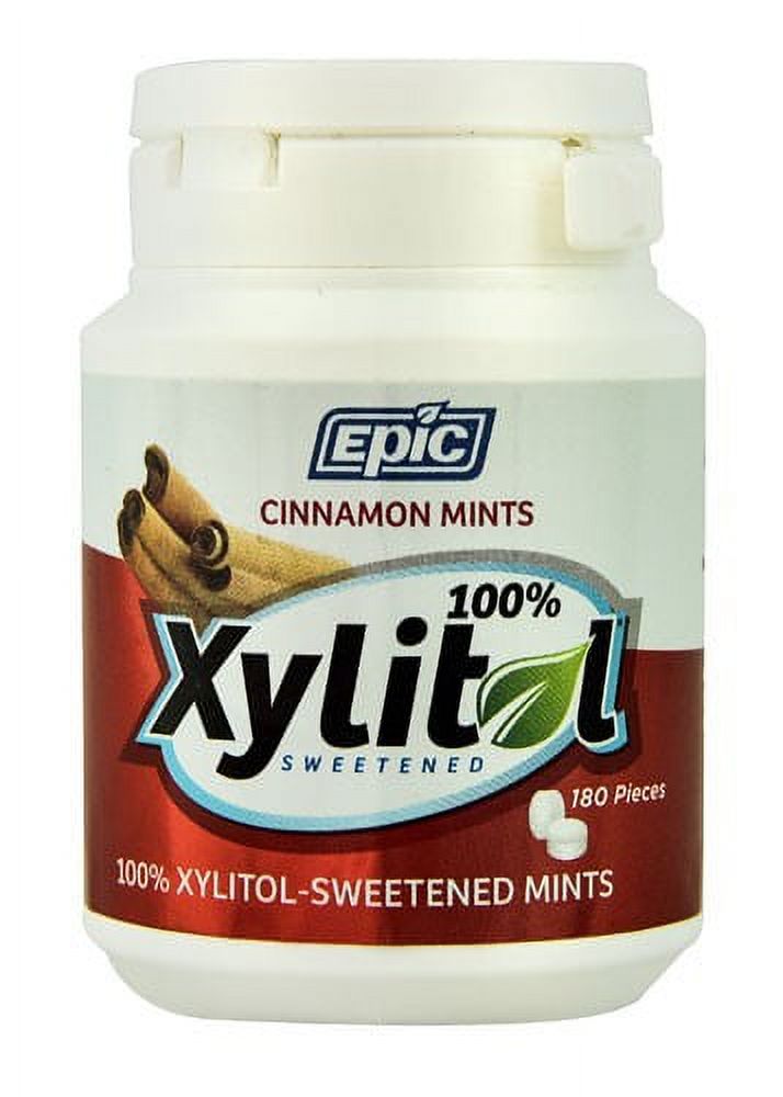 Epic Dental Mints - Cinnamon Xylitol Bottle - 180 Ct - Walmart.com