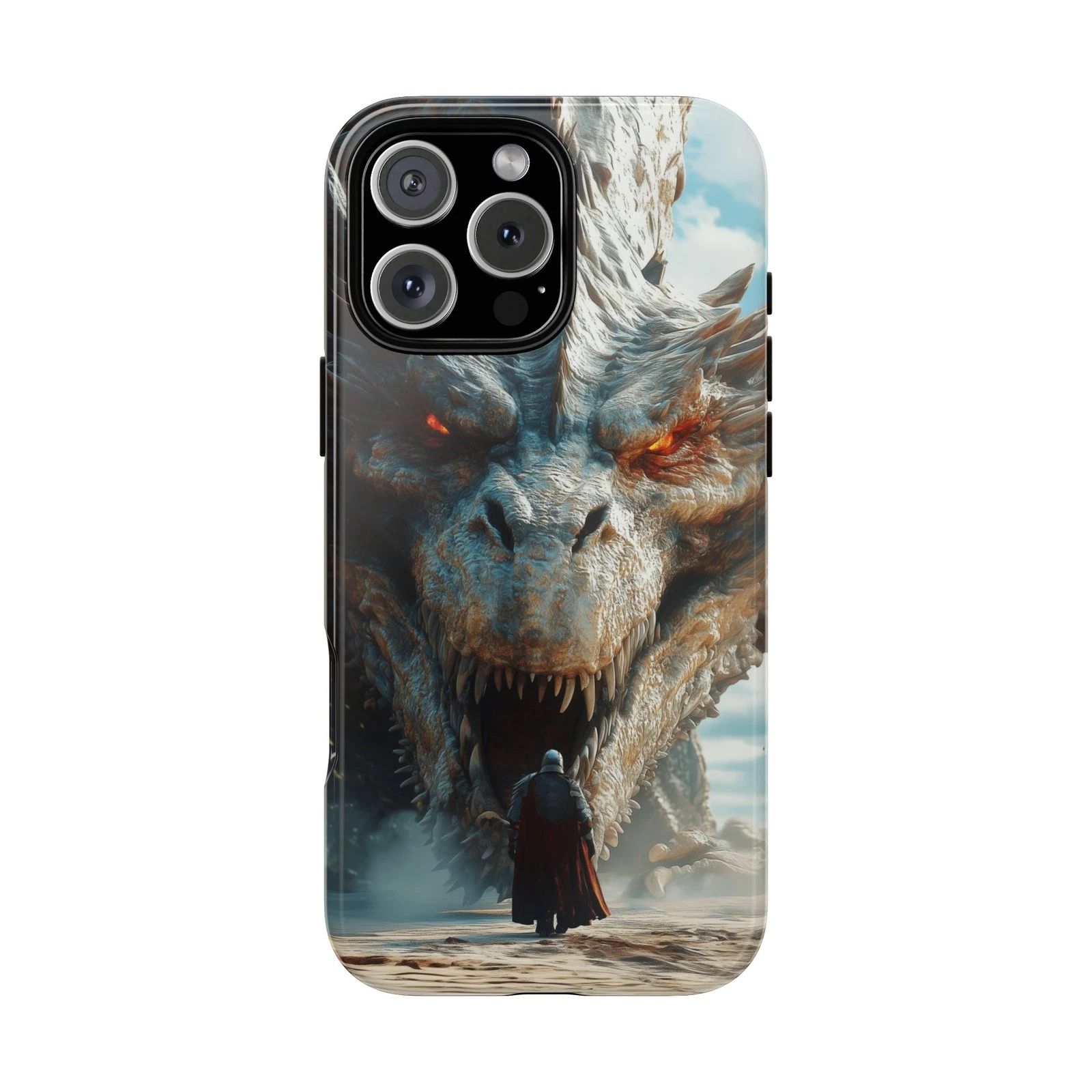 Epic Dragon Rider Knight Fantasy Case for iPhone 17 through 11 Pro Max ...