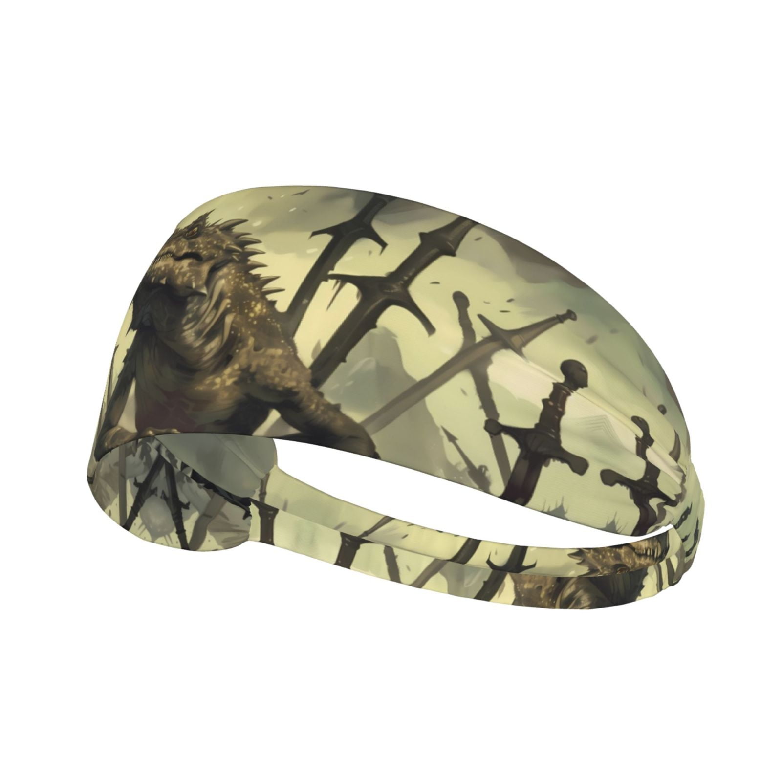 Epic Dragon Skull Scene Headbands for Women/Men, Elastic Soft Sweat ...