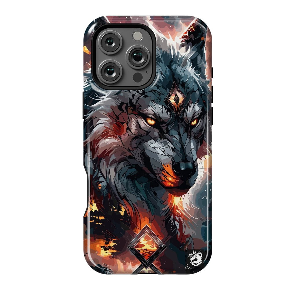 Epic Fantasy Wolf Tough Cases Mythical Beast for iPhone 11-17 Series ...