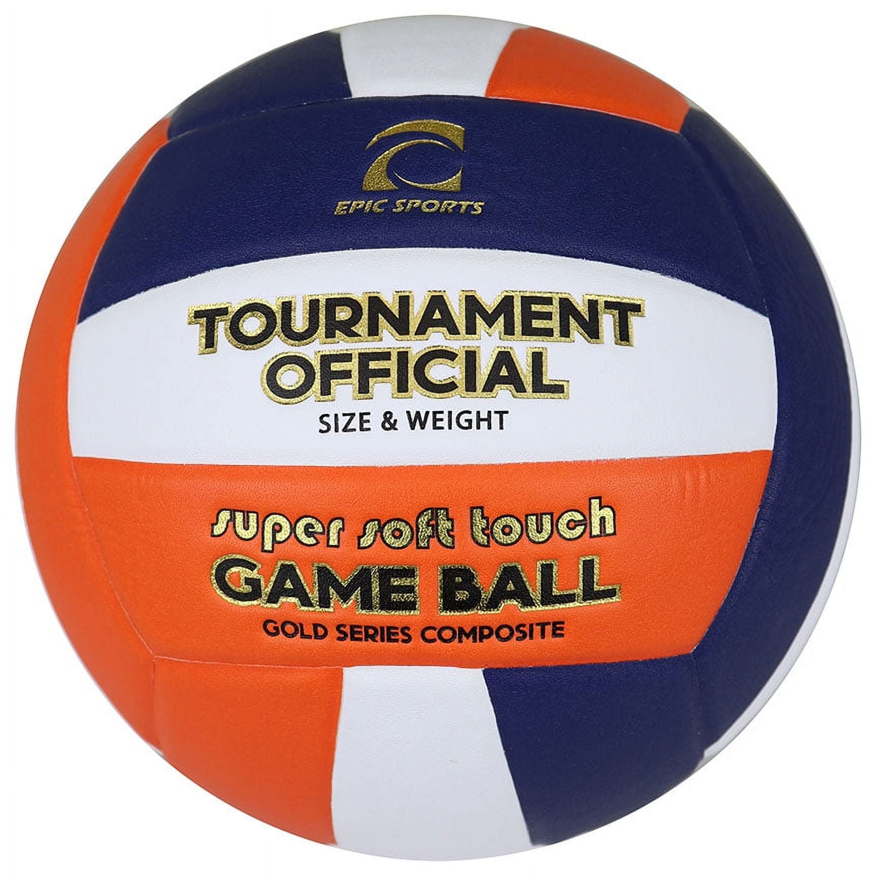 Epic Gold Series Tournament Official Game Volleyball (24-Colors ...