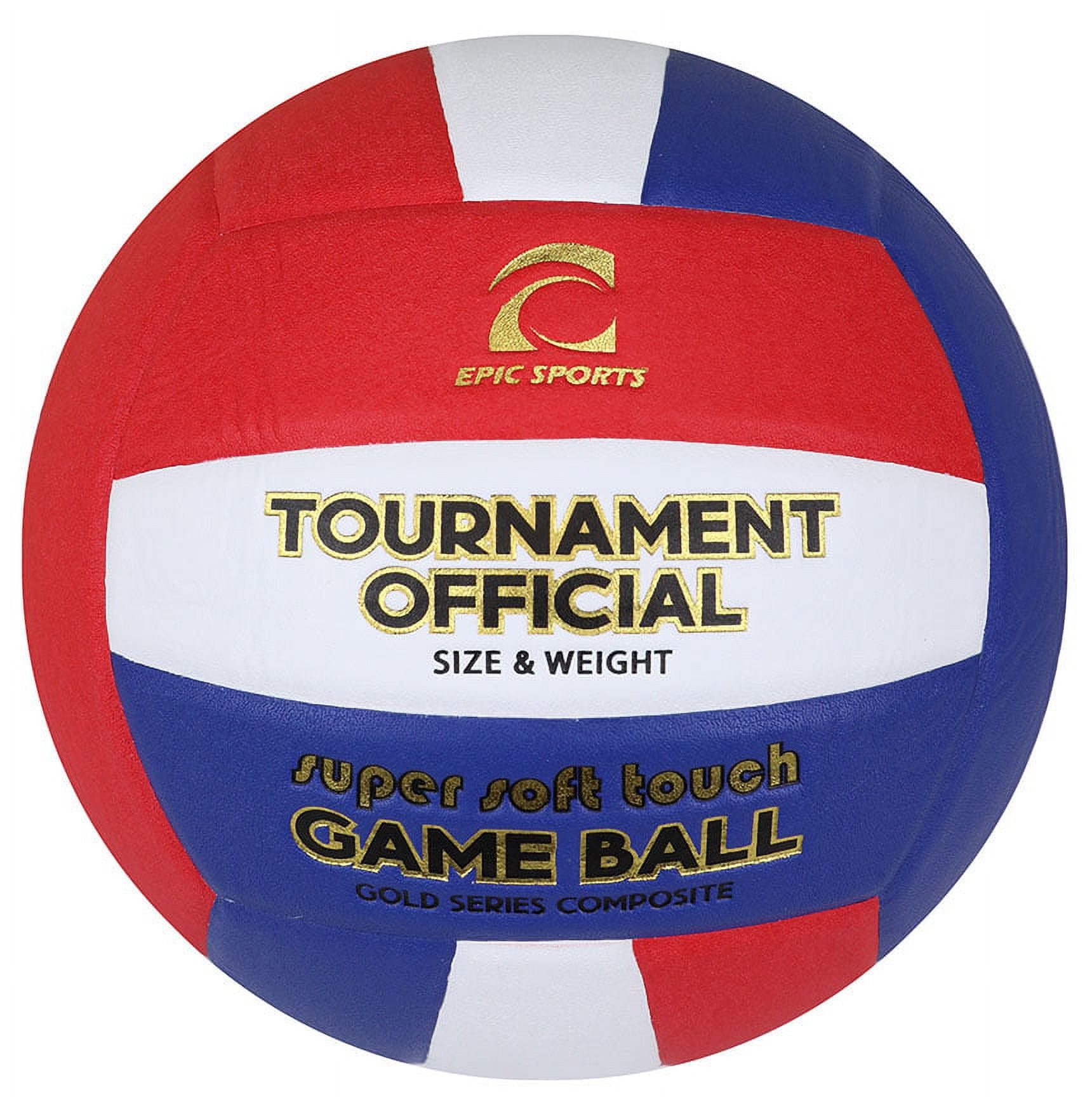 Epic Gold Series Tournament Official Game Volleyball (24-Colors ...
