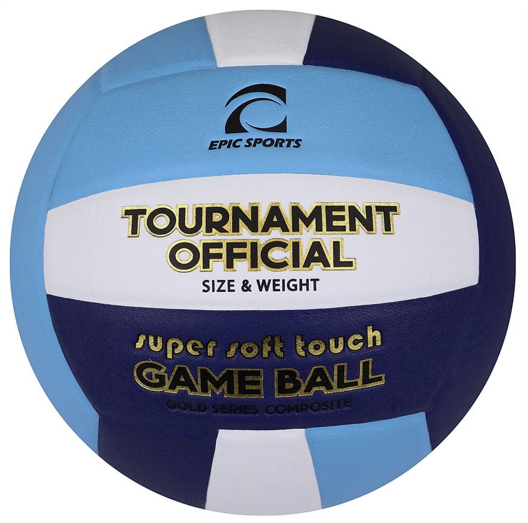 Epic Gold Series Tournament Official Game Volleyball (24-Colors ...