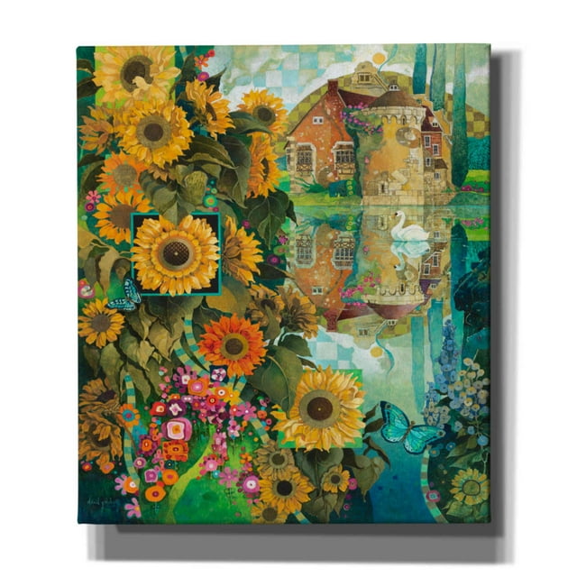 Epic Graffiti 'A Lively View in Kent' by David Galchutt, Canvas Wall ...