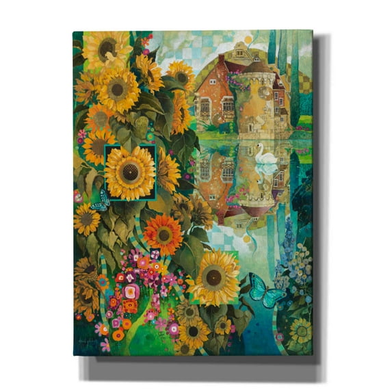 Epic Graffiti 'A Lively View in Kent' by David Galchutt, Canvas Wall ...