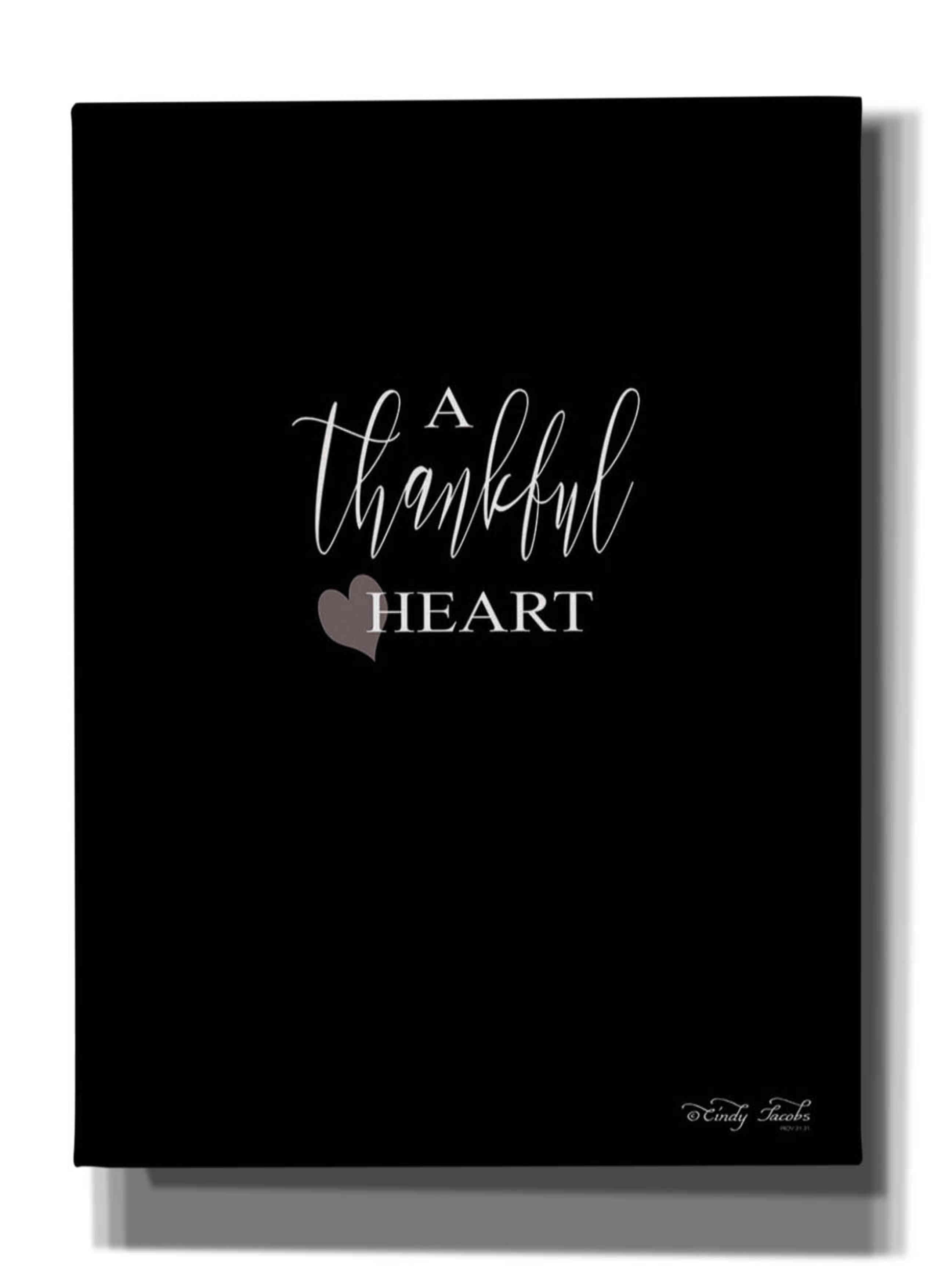 Epic Graffiti 'A Thankful Heart Sign' by Cindy Jacobs, Canvas Wall Art ...
