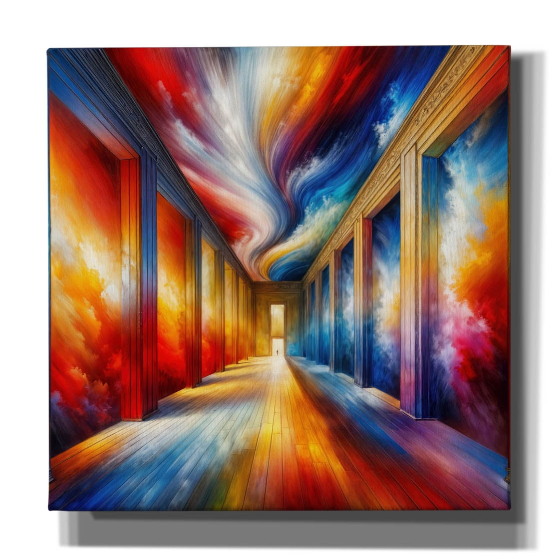 Epic Graffiti 'Abstract Path 1' by Rey Klimt Canvas Wall Art, 12" x 12 ...