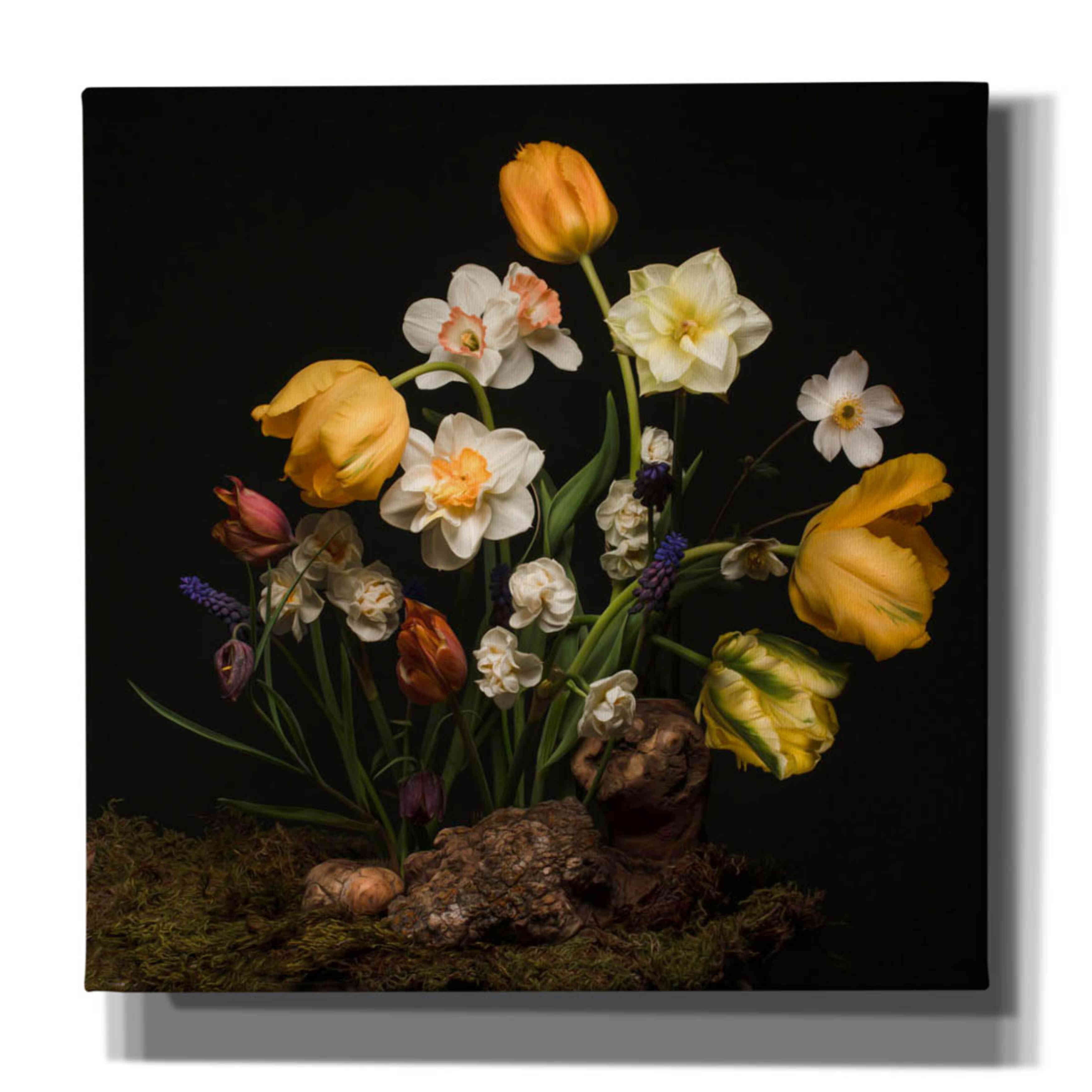 Epic Graffiti 'An Ode to Spring' by Leah McLean,, 12"x12" - Walmart.com