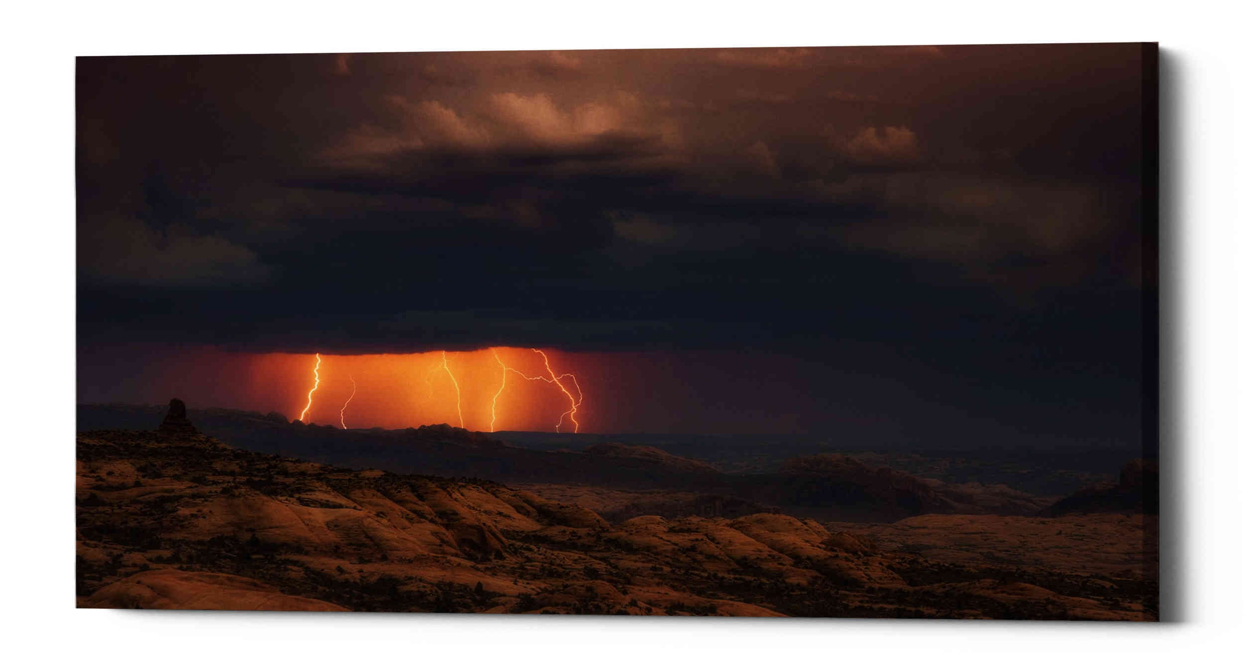 Epic Graffiti "Arches Light Snow" by Darren White, Giclee Canvas Wall ...