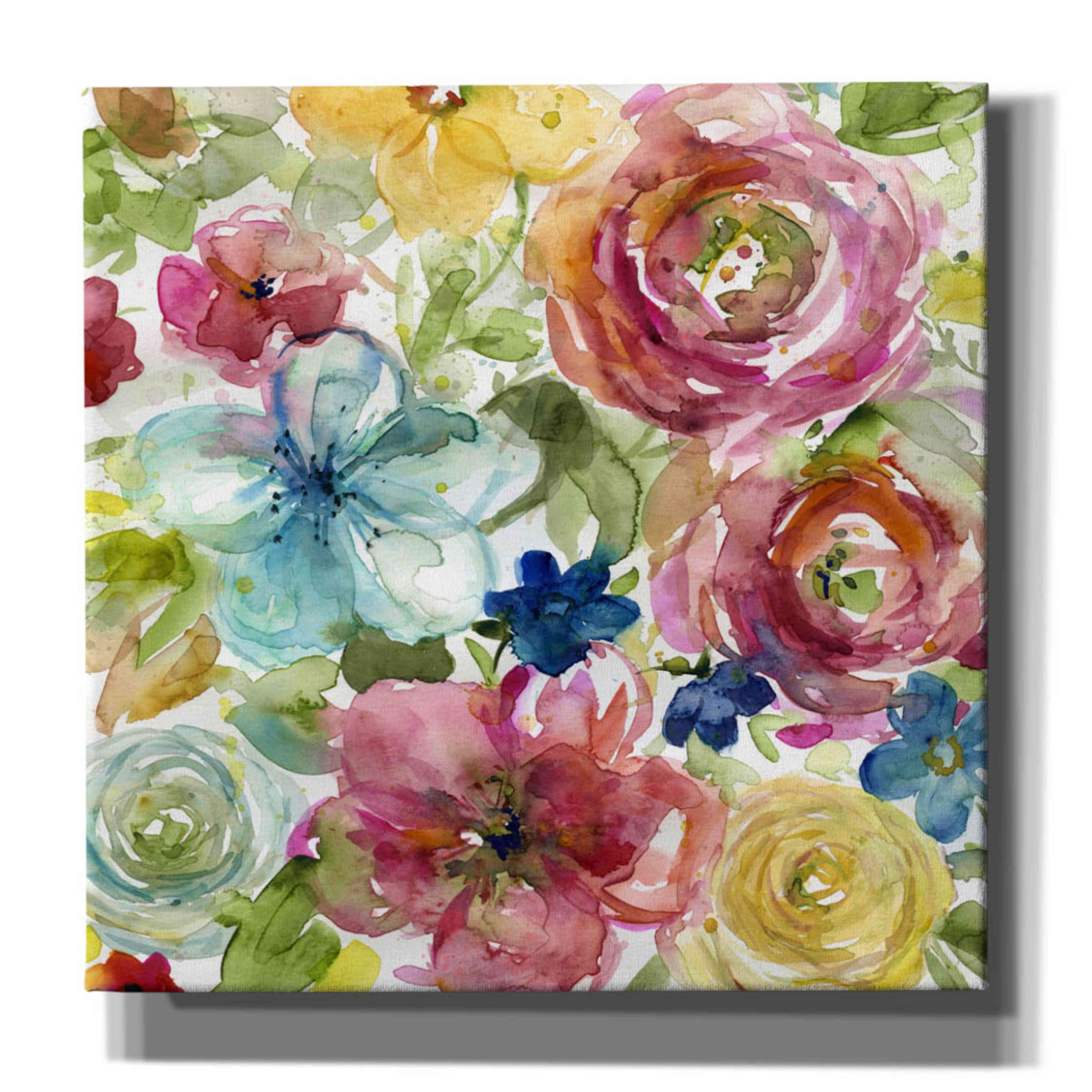 Epic Graffiti 'Assorted Bouquet' by Jadei Graphics, Canvas Wall Art, 37 ...