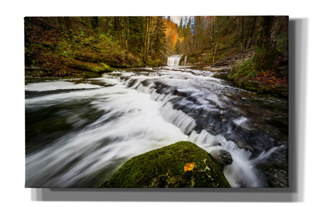 Epic Graffiti 'Autumn In Jura' by Mathieu Rivrin, Canvas Wall Art, 40 ...