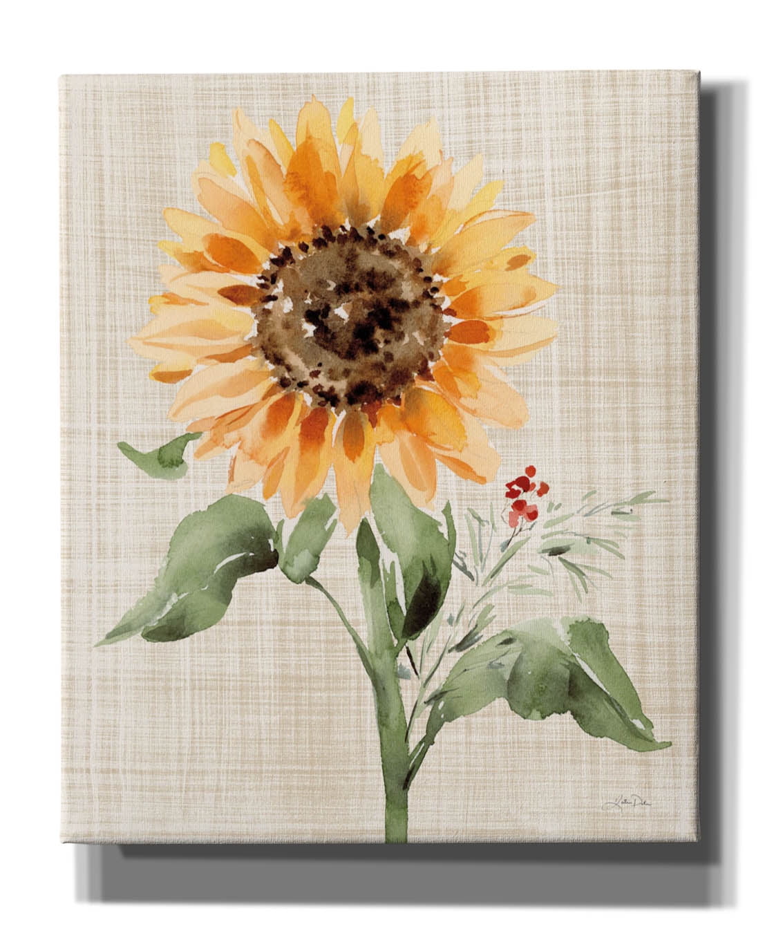 Epic Graffiti 'Autumn Ramble 3 Linen' by Katrina Pete Canvas Wall Art ...