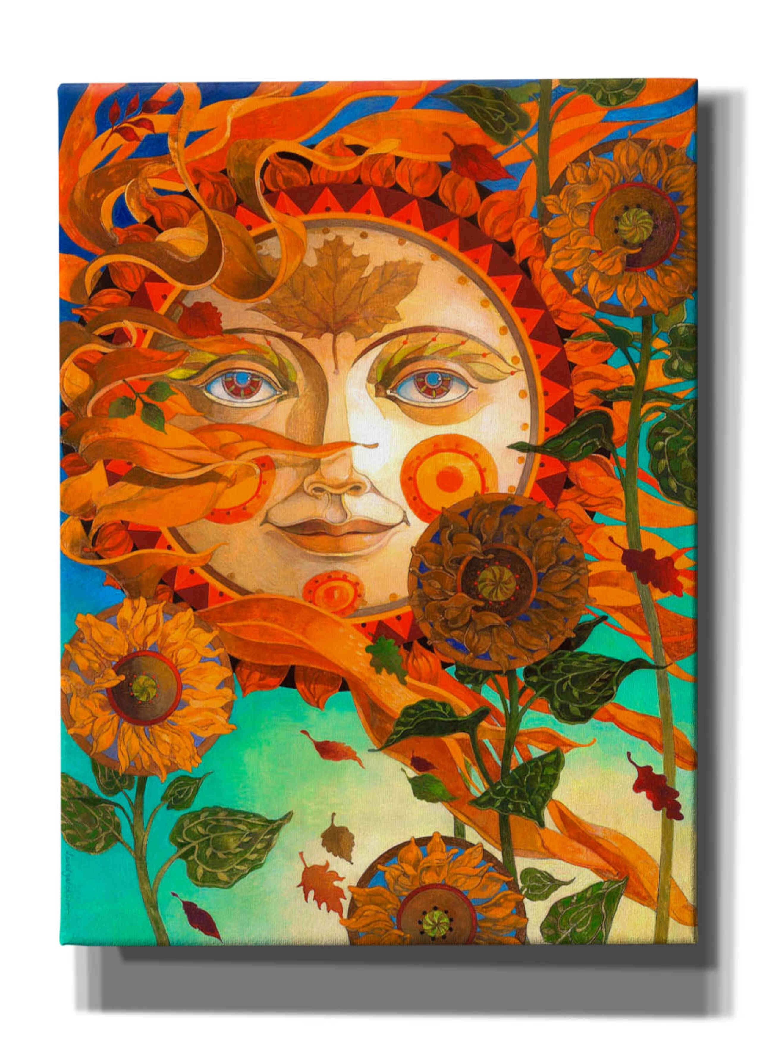 Epic Graffiti 'Autumn Sun' by David Galchutt, Canvas Wall Art, 40"x54 ...